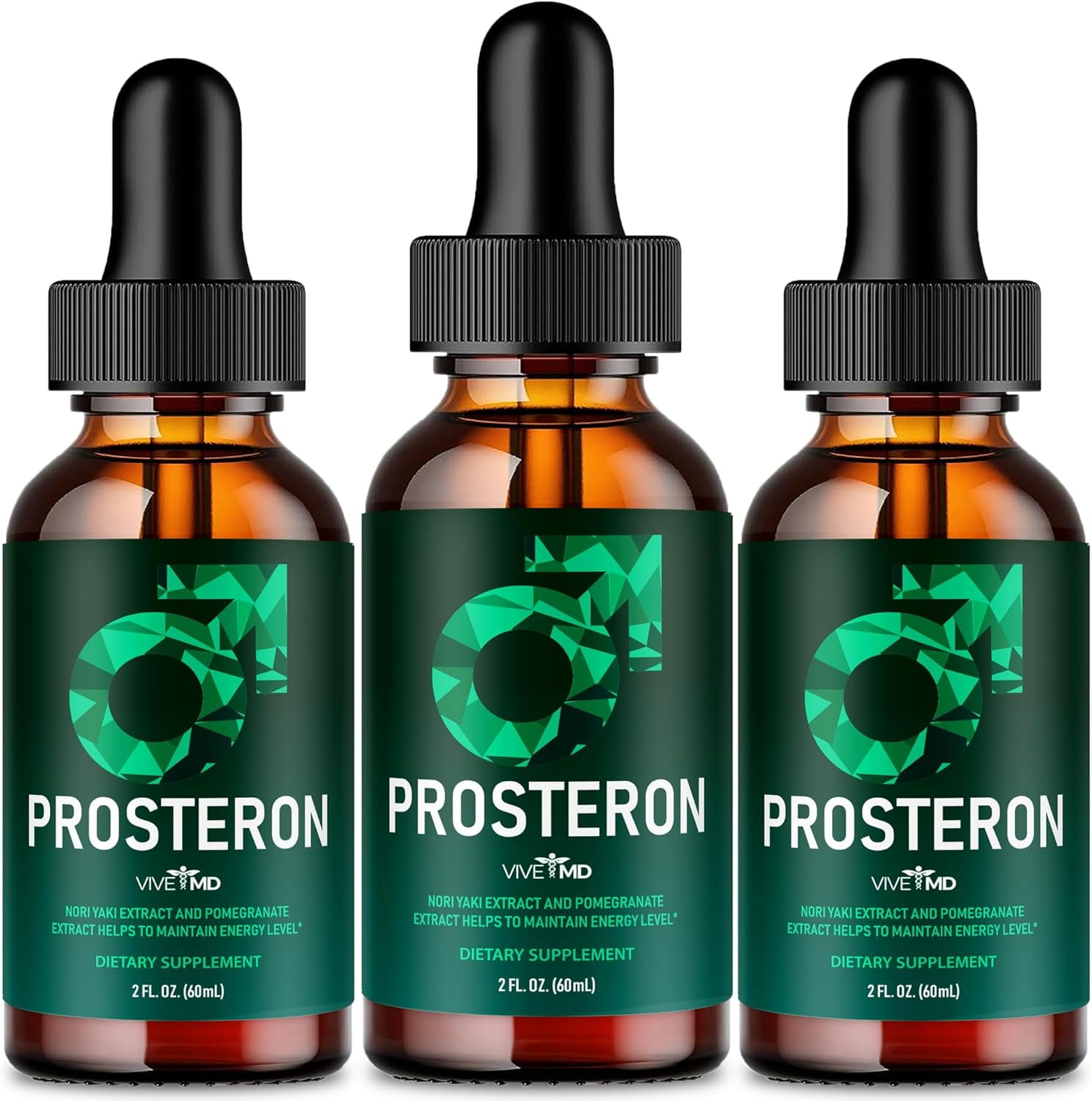 Prosteron Drops Pros teron Prostate Health Supplement Drops (3 Pack ...