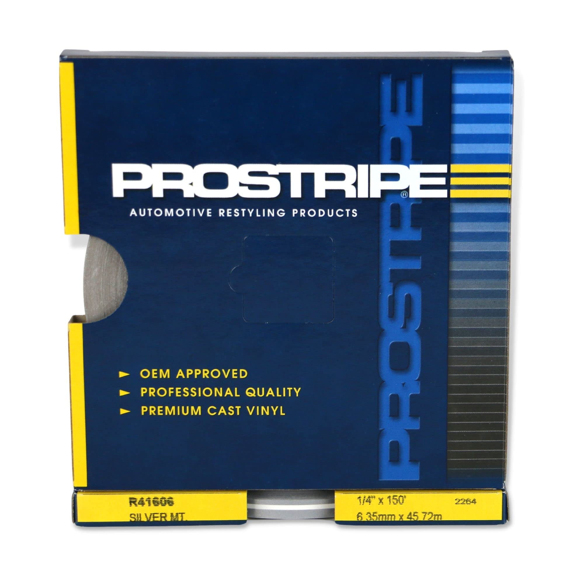 Prostripe - Pinstripe Tape MMF7 Ms 1/4 X 150; Silver Metallic (41606 ...