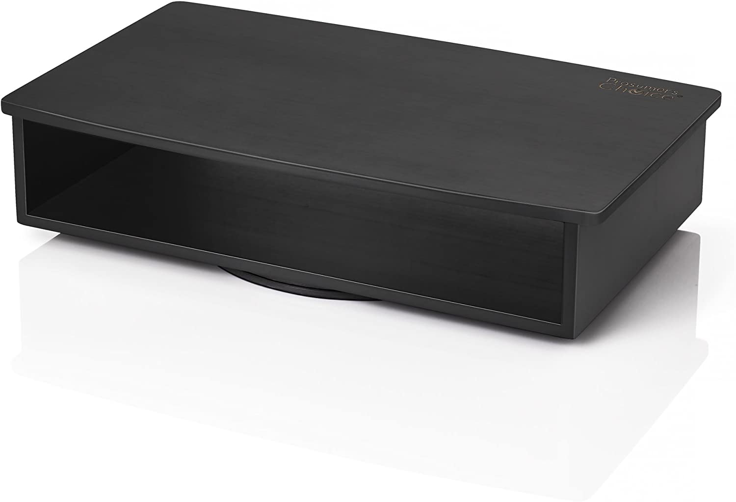 Prosumer's Choice Bamboo 360 Rotating 2 Tier Computer Monitor Stand and ...