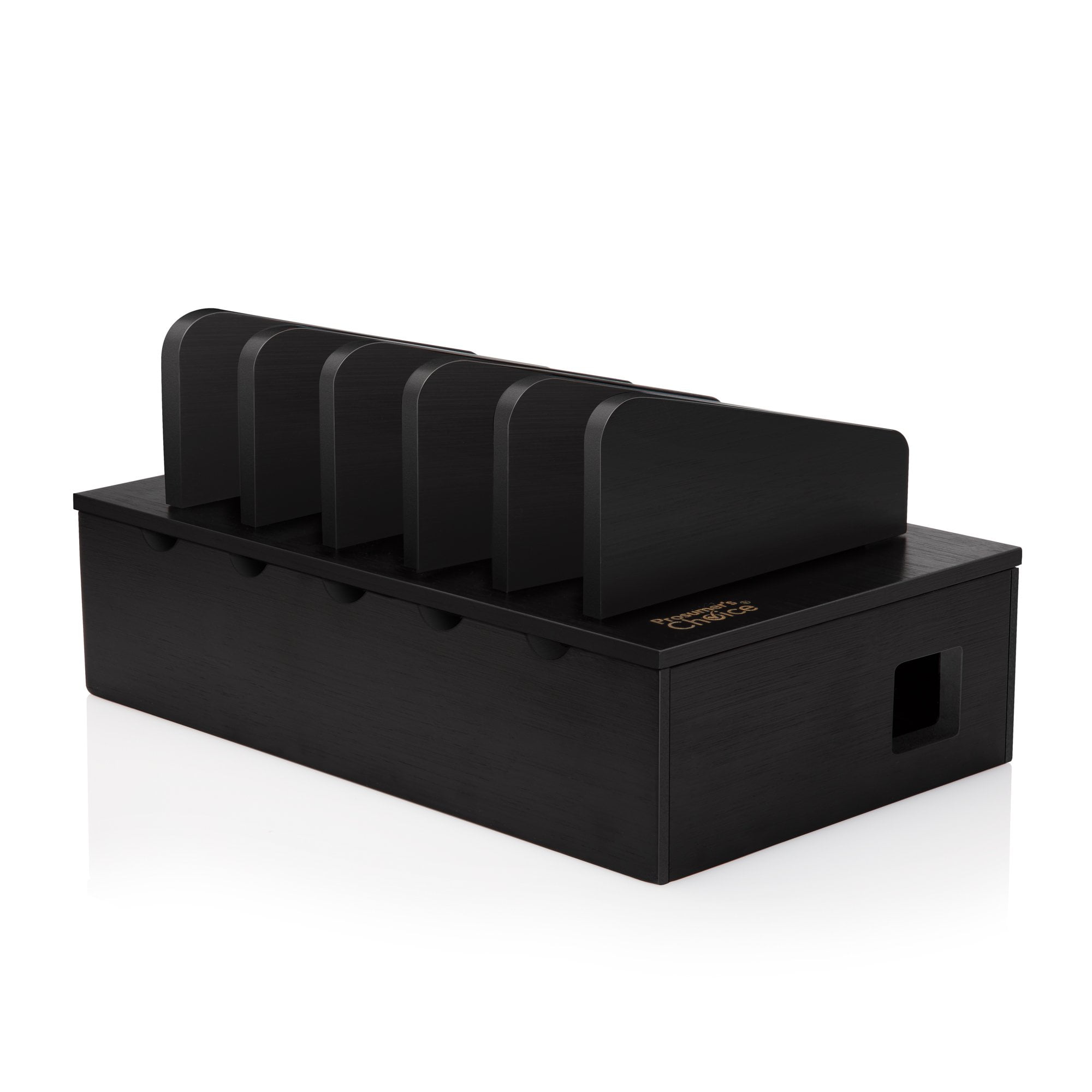 Prosumer's Choice Bamboo Multiple Device Rack: Desktop Organizer ...