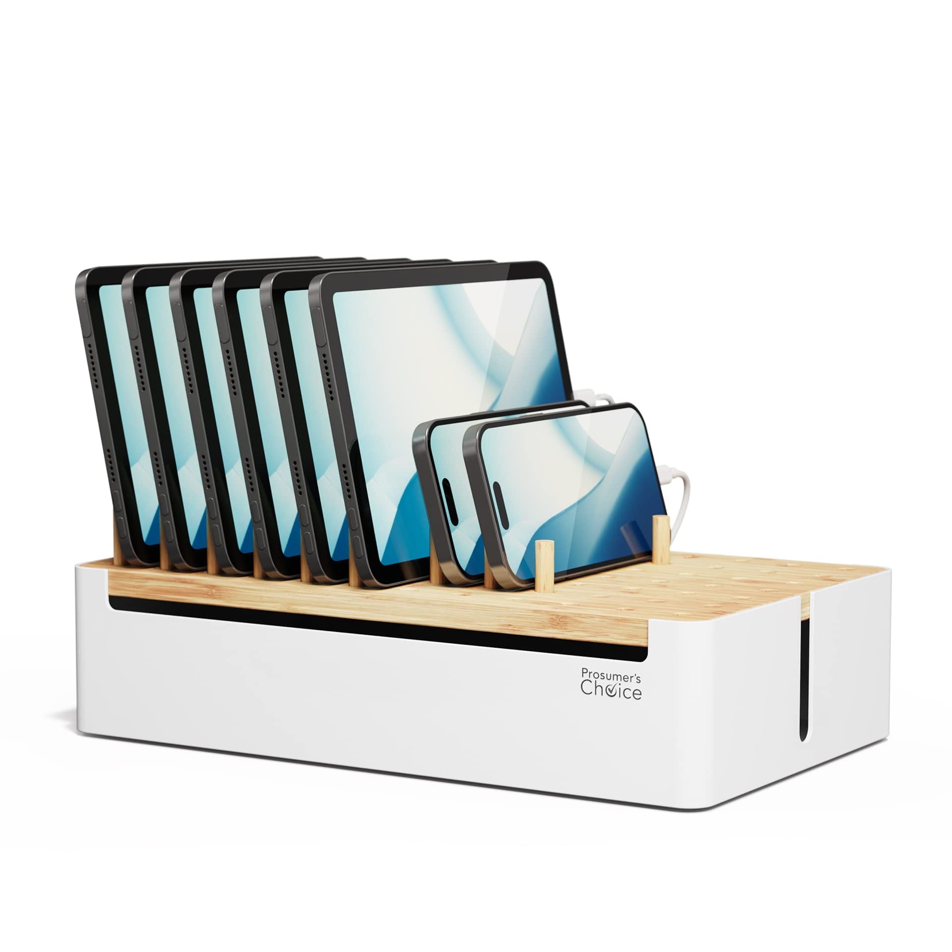 Prosumers Choice Bamboo Charging Station - Multi Charger Station ...