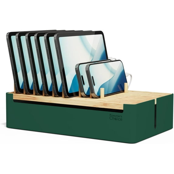 Prosumer's Choice Bamboo Charging Station - Multi Charger Station ...