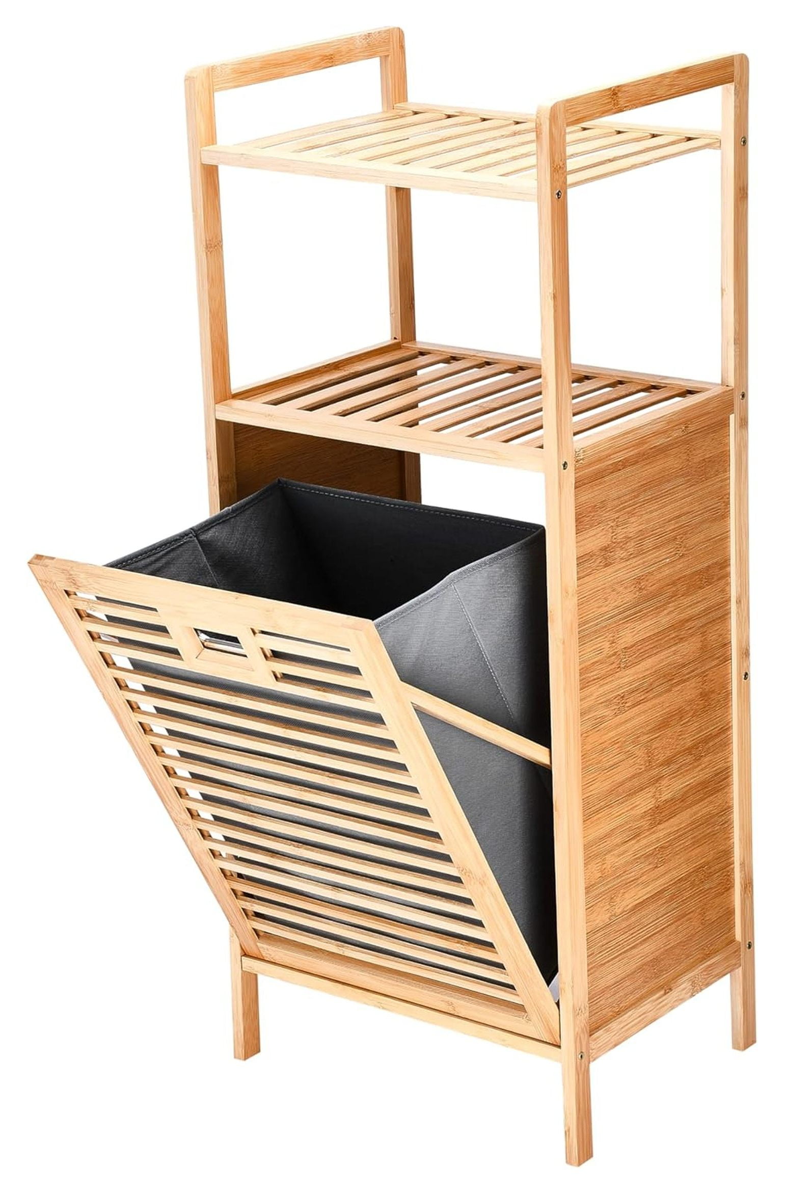 Prosumers Choice Bamboo Tilt Out Laundry Hamper - Lightweight Design ...