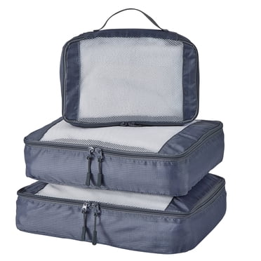 Extra Large Compression Packing Cube 6 Piece Set (Teal and White ...