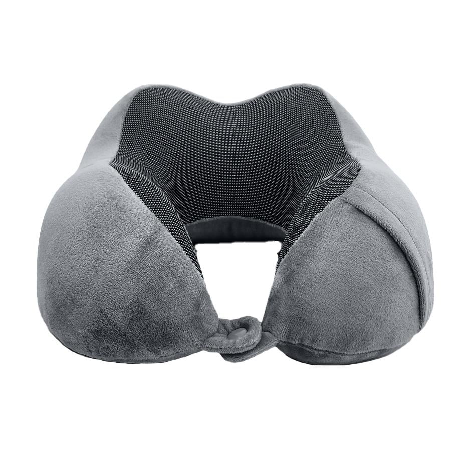 Protege 4-Piece Ergonomic Memory Foam Neck Pillow Travel Set - Walmart.com