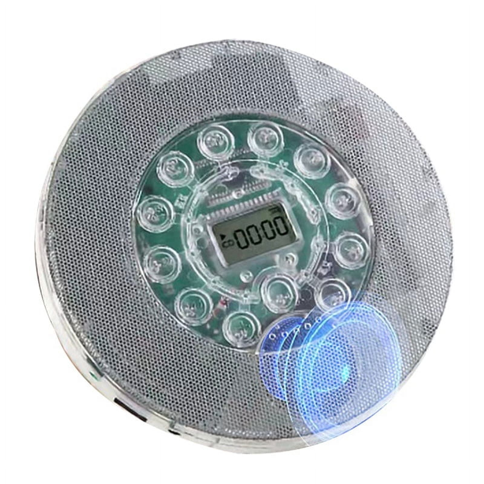 Protable Bluetooth CD Player Transparent Speaker Music with LCD Display ...