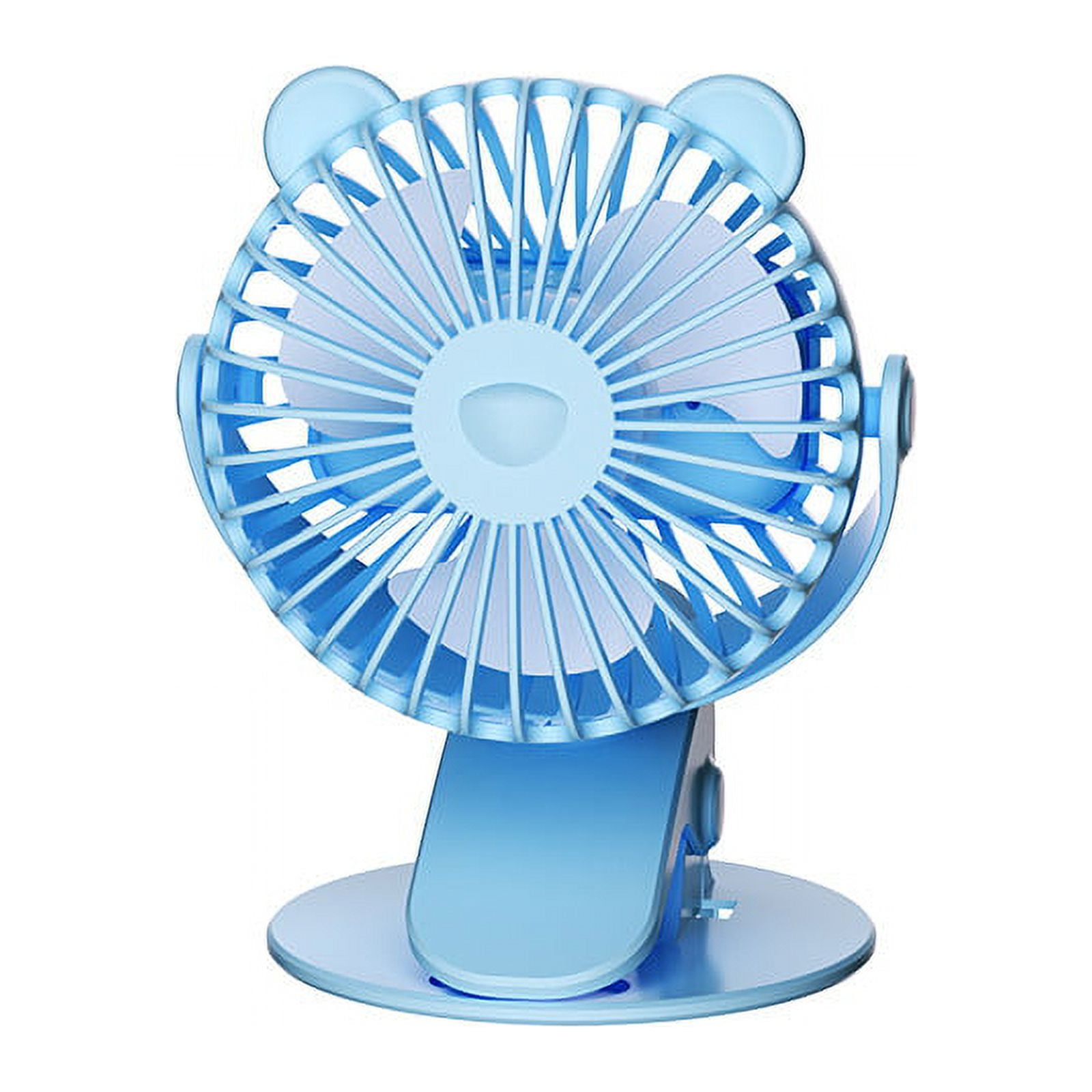 Protable Clip Fan USB Mini Fan Table Fan 3-Speed Wind - Walmart.com