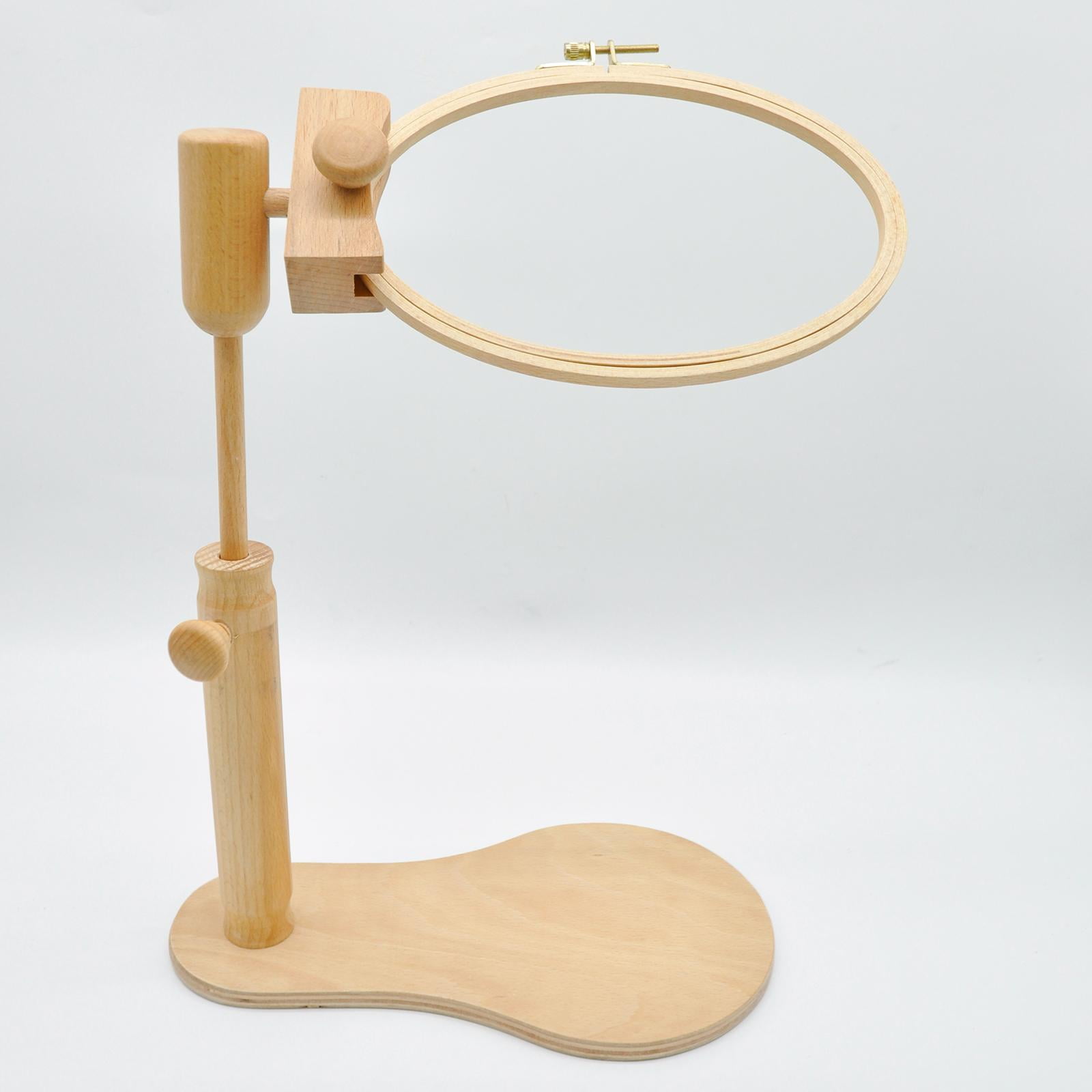 Protable Max 28m Wooden Embroidery Lap Stand Hoop Adjustable Desktop ...