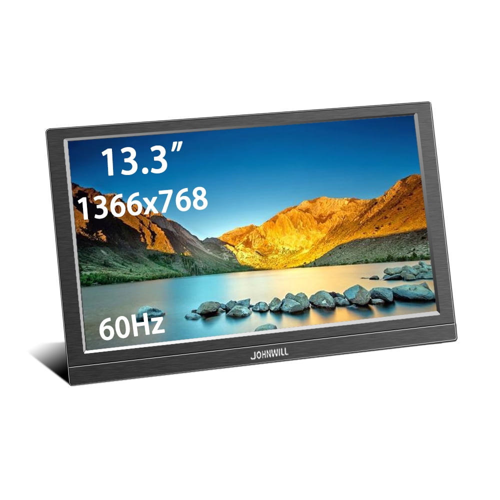 Protable Monitor 13.3 Inch 1366X768 TN Panel 65Hz LCD Screen Built-in ...