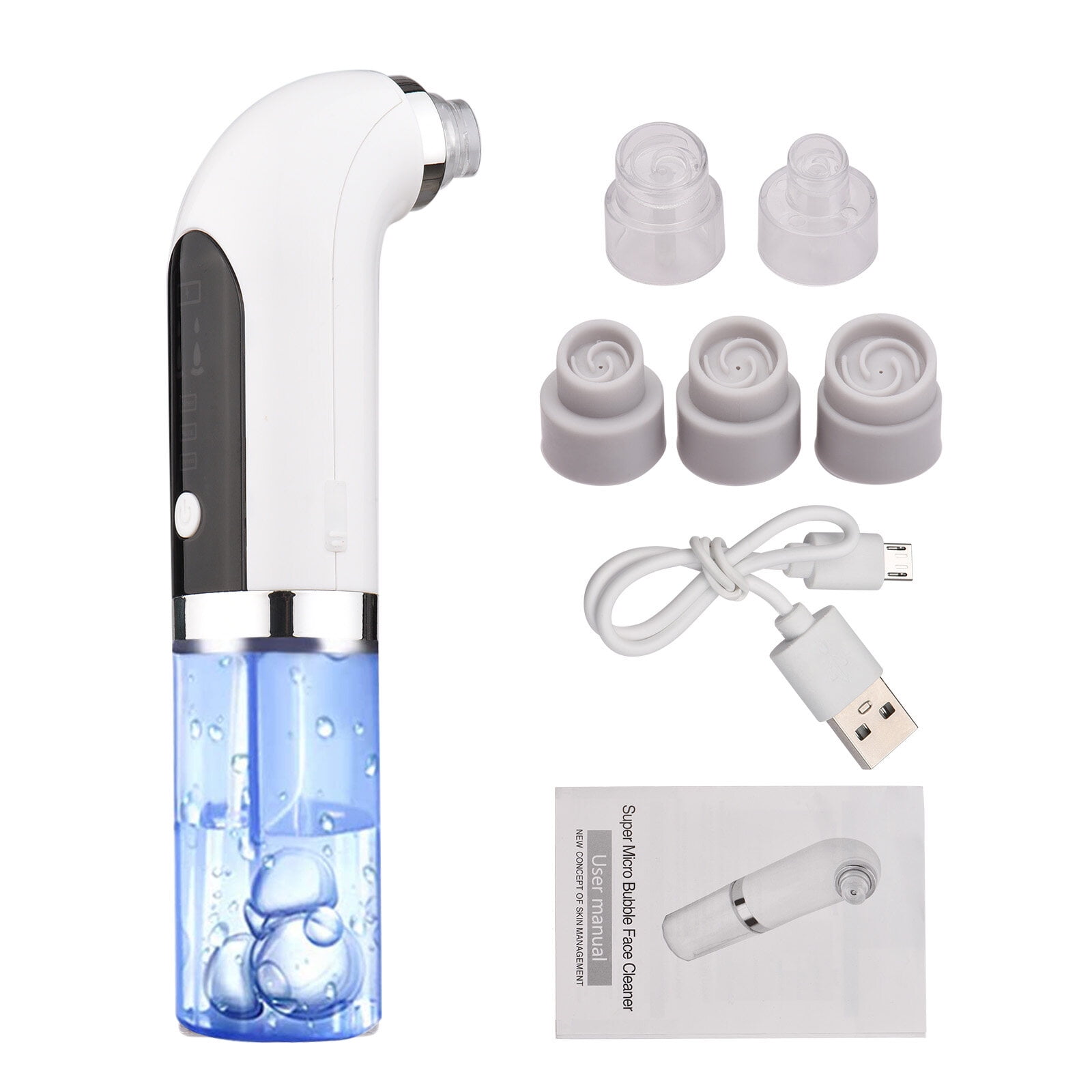 Protable Super Micro Bubble Beauty Instrument Electric Facial Cleaner ...