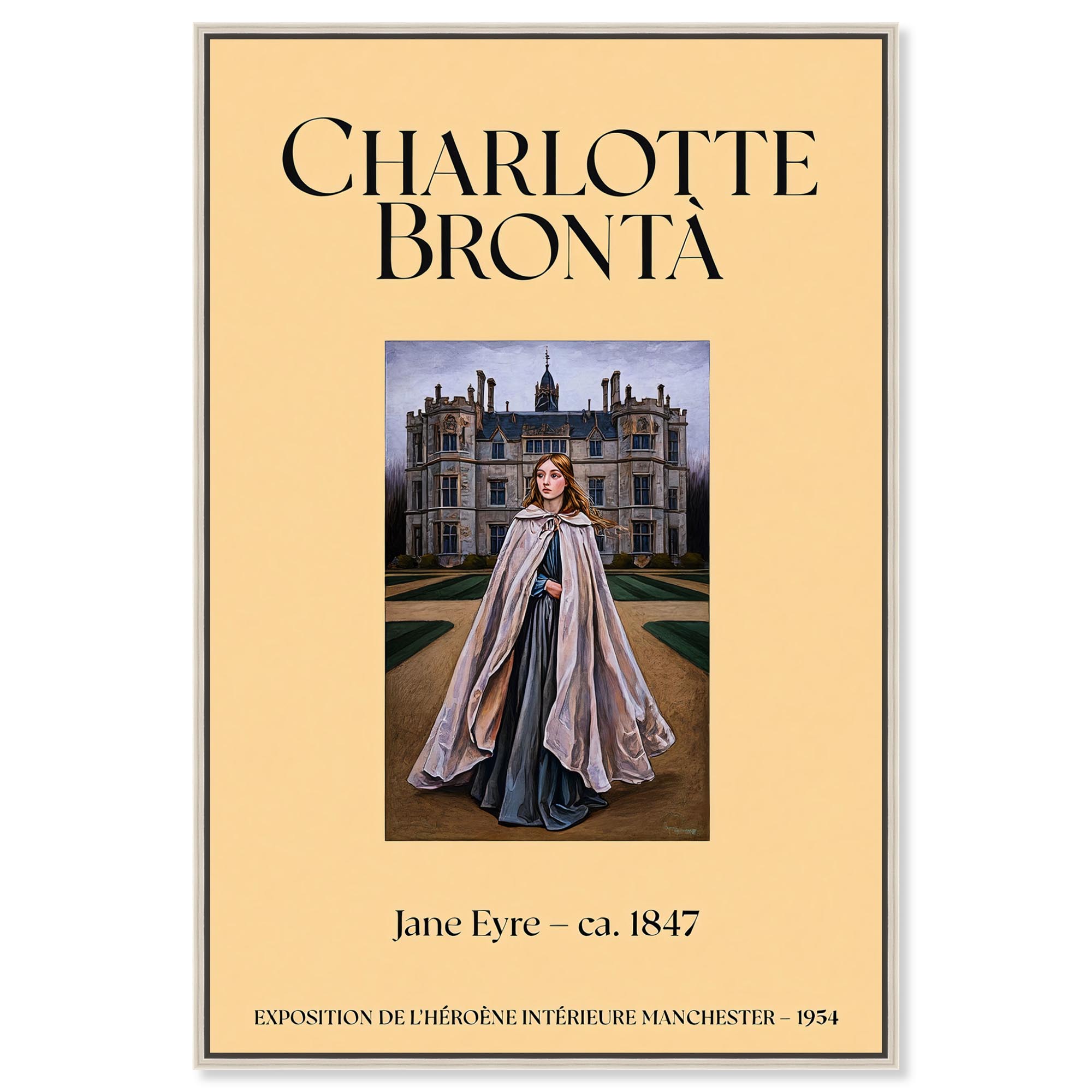 Protagonist of Jane Eyre Canvas Art Collector Poster by Art Remedy ...