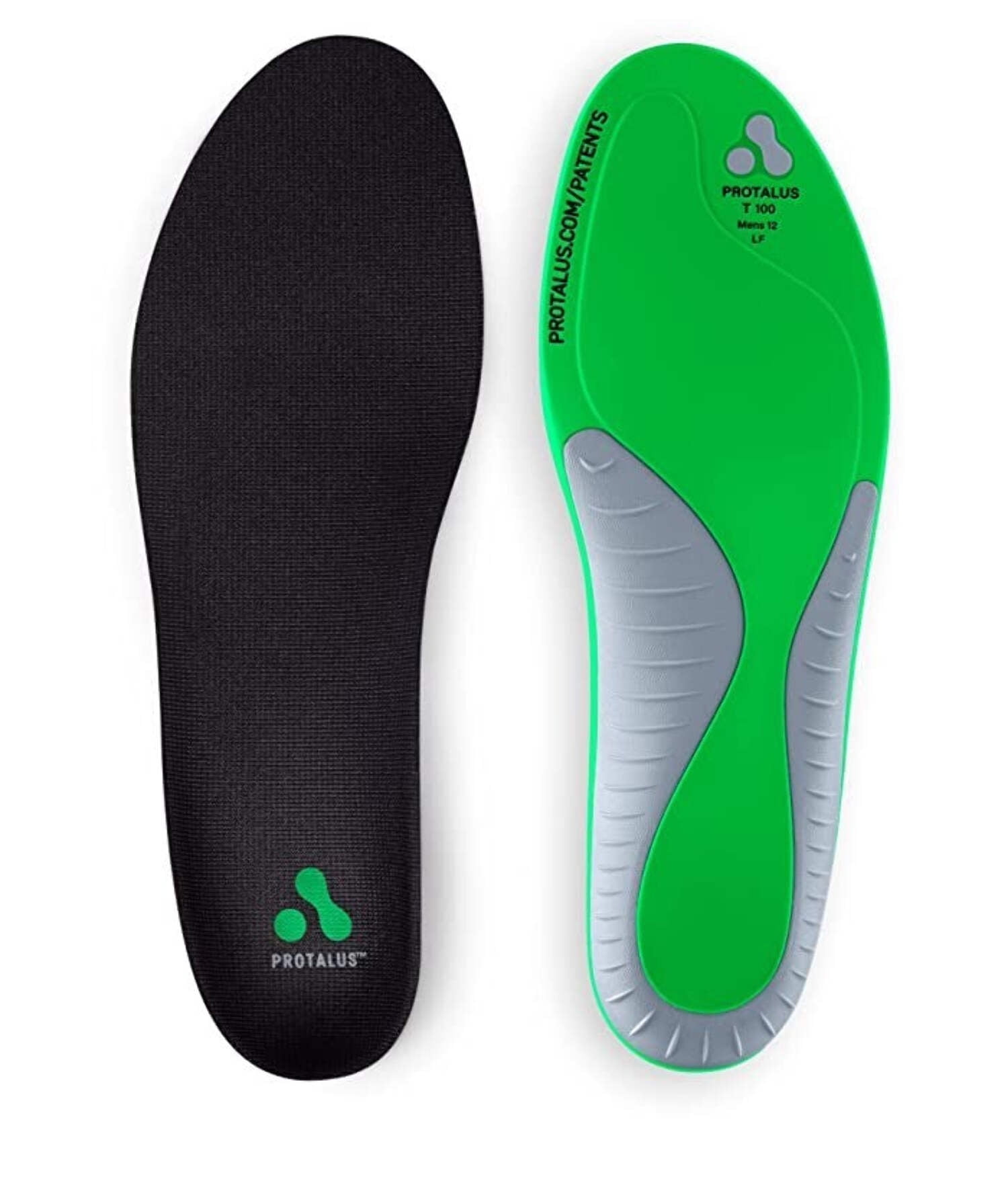 Protalus T100 Elite Insole Men's 5.5 Green Tri-Planar Comfort for ...