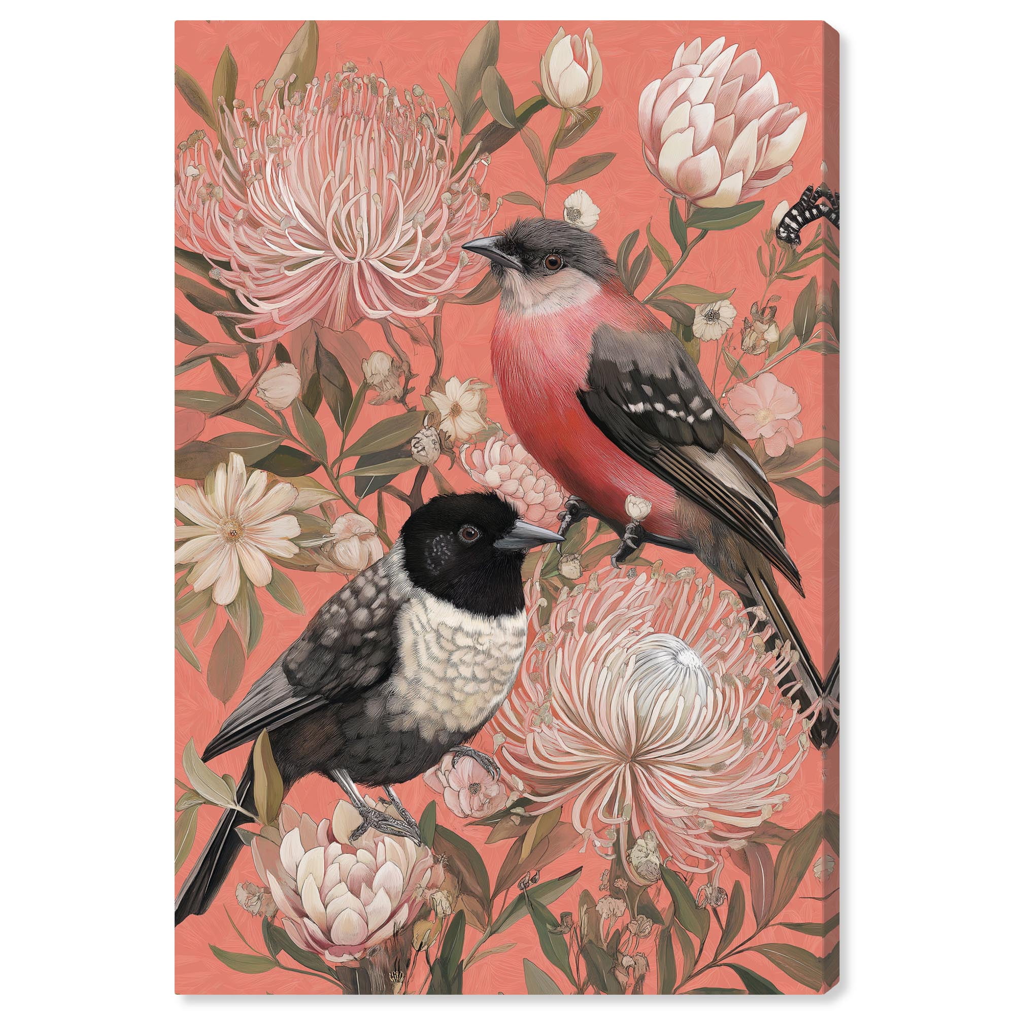 Protea Paradise Canvas Chic Floral Art by Art Remedy, Gallery Wrapped ...
