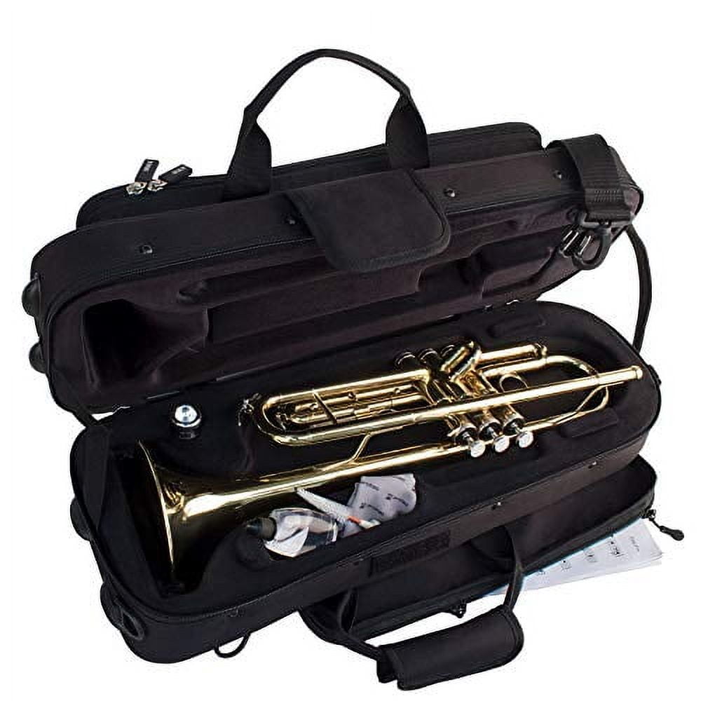 Protec Contoured MAX Trumpet Case with Sheet Music Pocket, Black ...