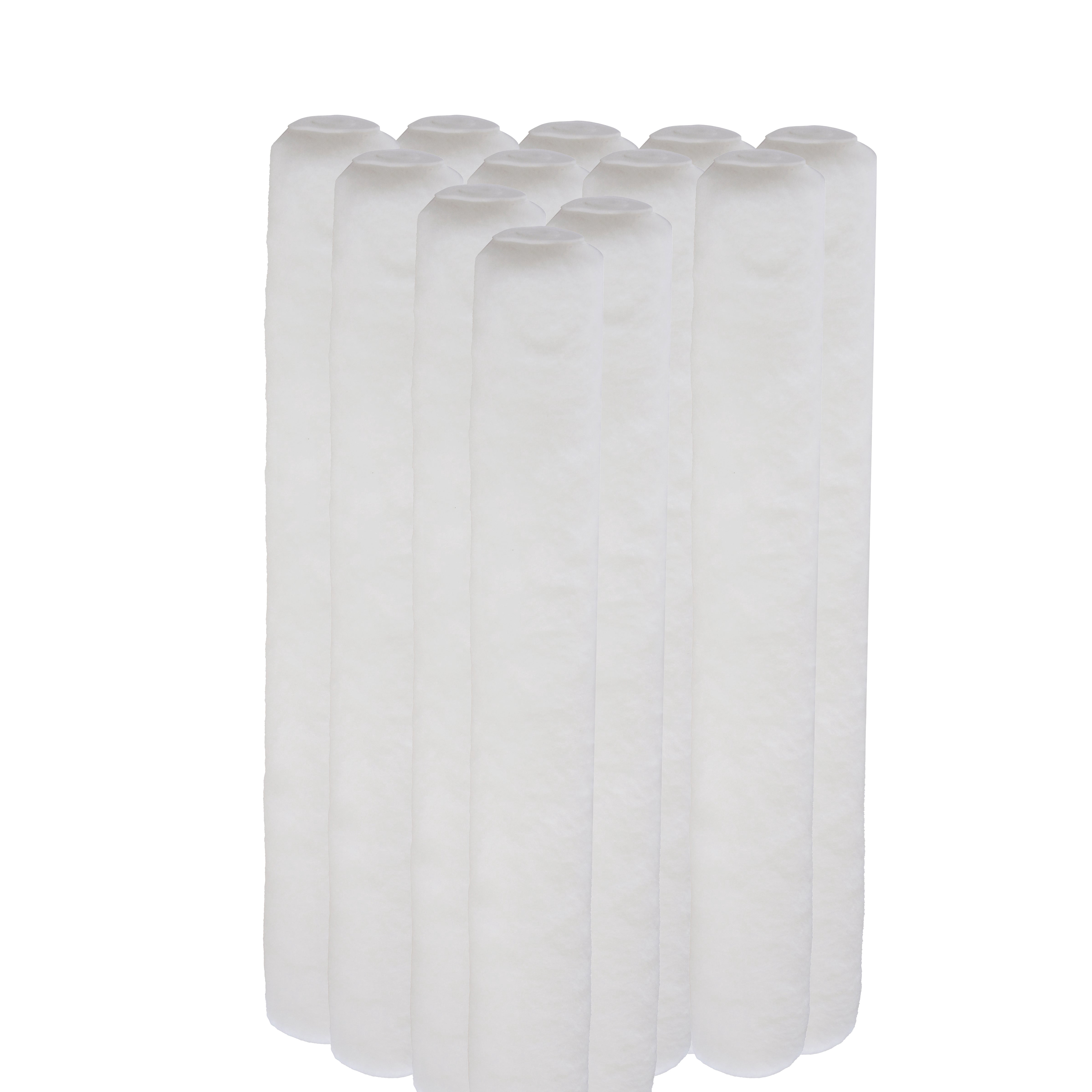 Proteco 18 in. x 3/8 in. White Woven Shed Resistant Paint Roller Cover ...