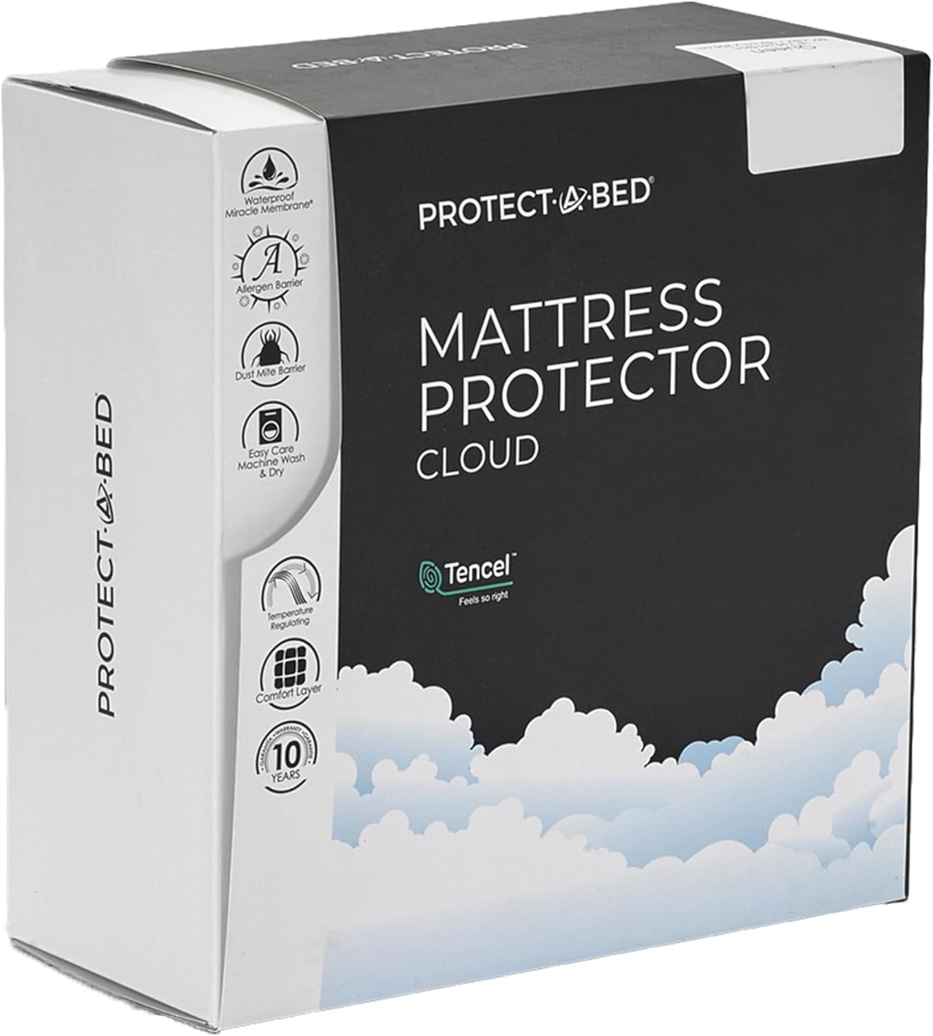 Protect-A-Bed Cloud Extra-Soft Tencel Waterproof Mattress Protector ...