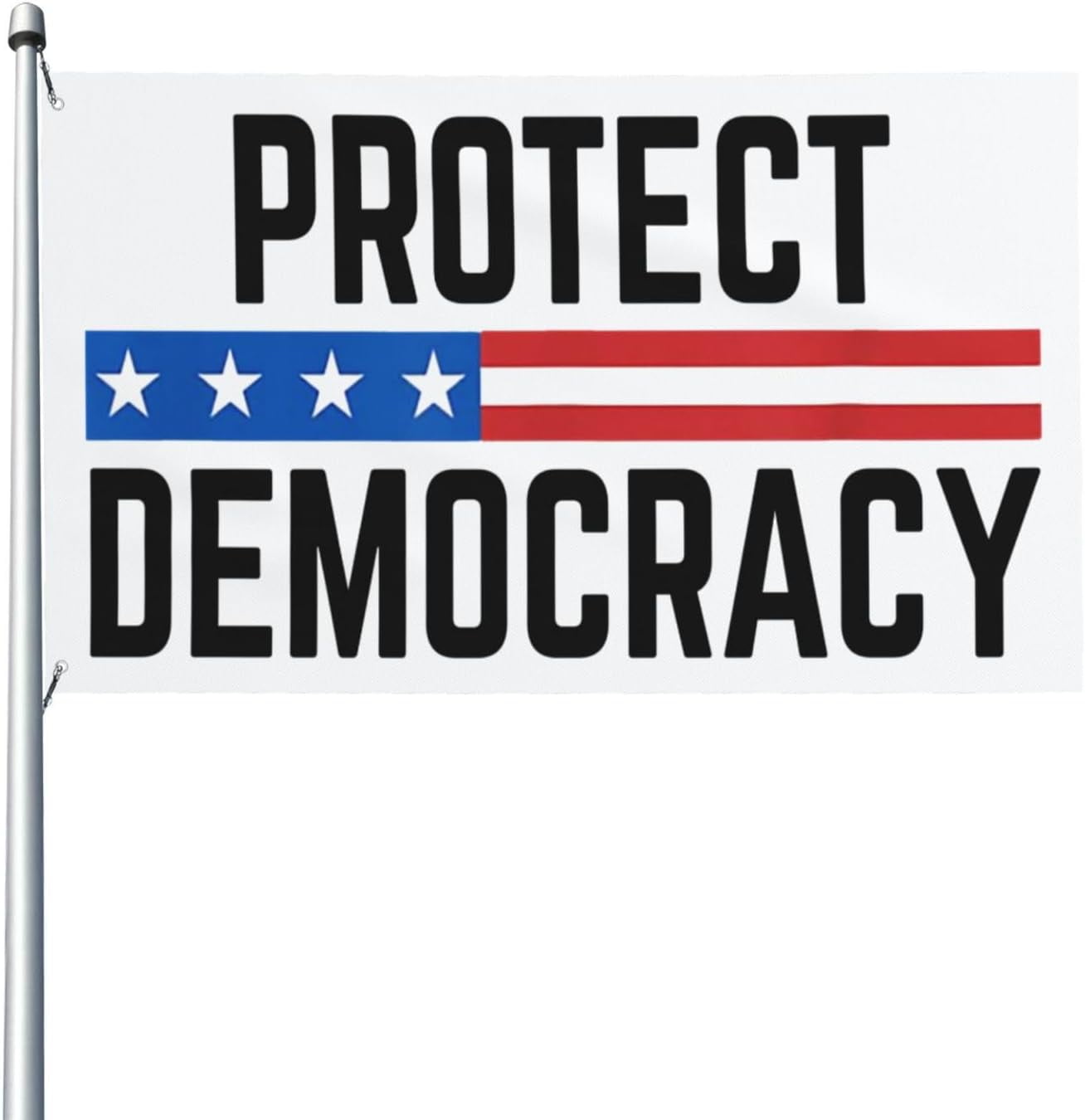 Protect Democracy Flag 3x5 Ft Banner Home House Outdoor One Sided Yard ...