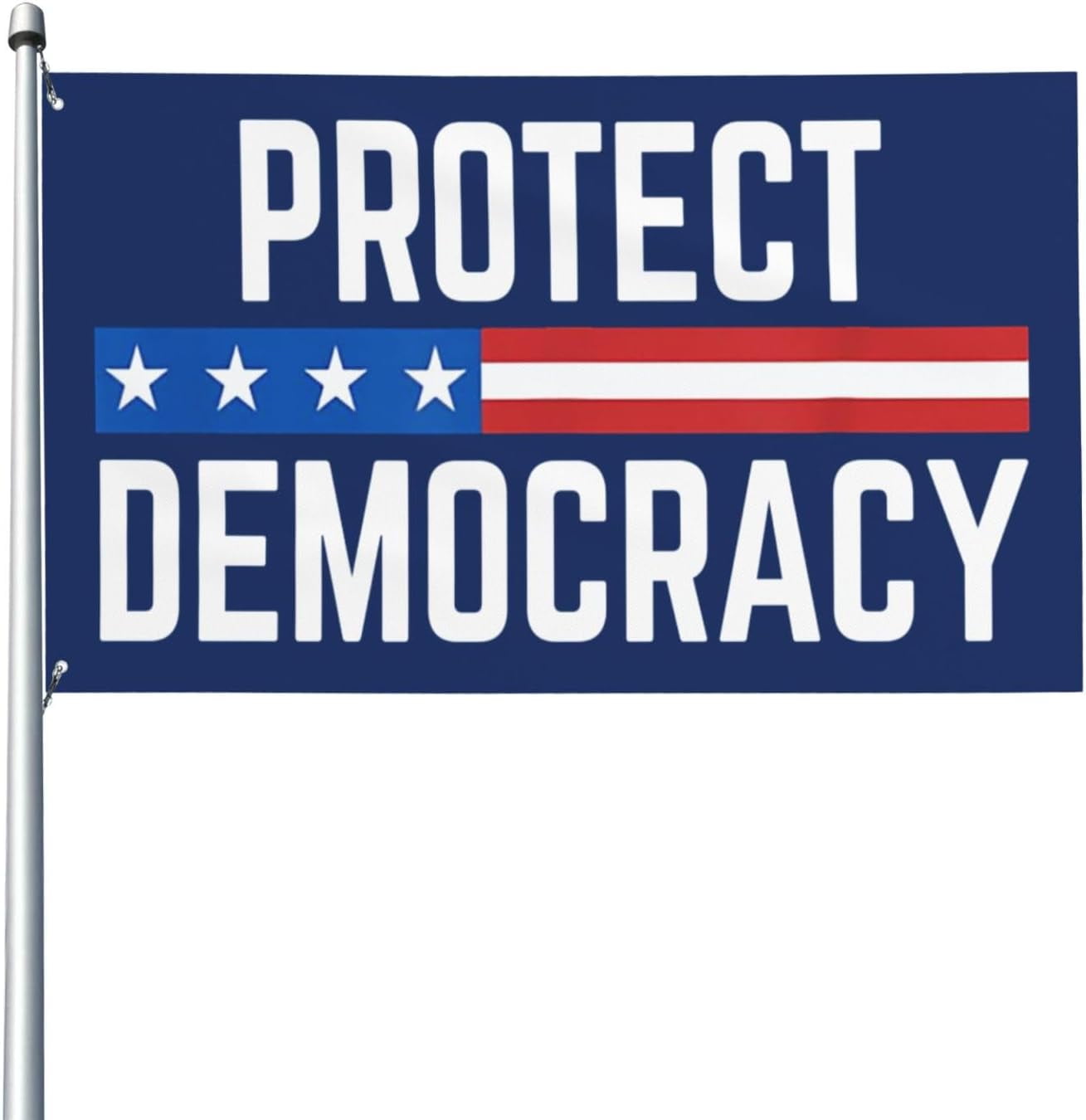 Protect Democracy Flag 3x5 Ft Banner Home House Outdoor One Sided Yard ...