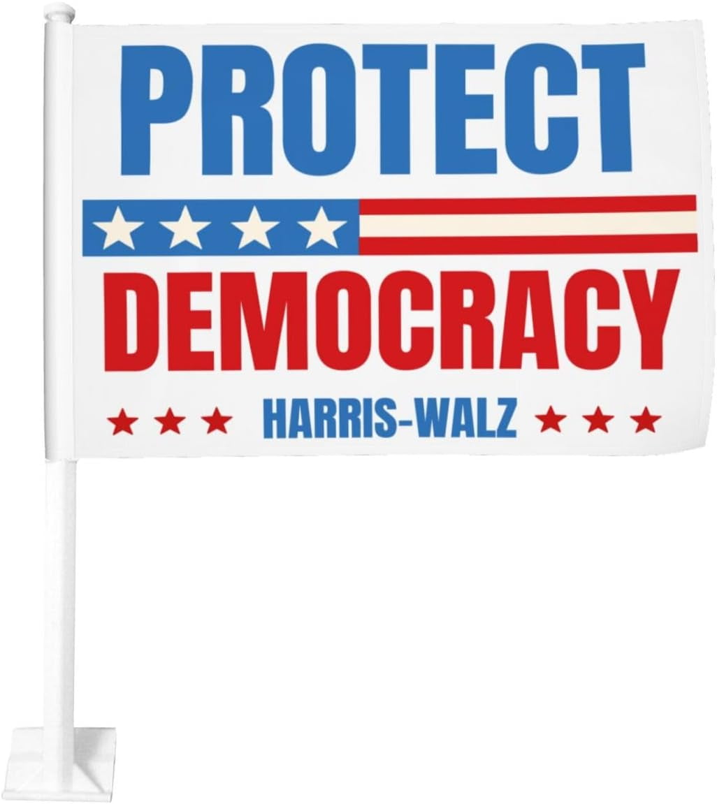 Protect Democracy Flag Vote Harris-Waltz 2024 Election Car Bike Flags ...
