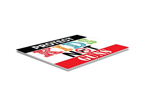 Protect Kids Not Guns Yard Sign | Stop Gun Violence Sign | Protect ...