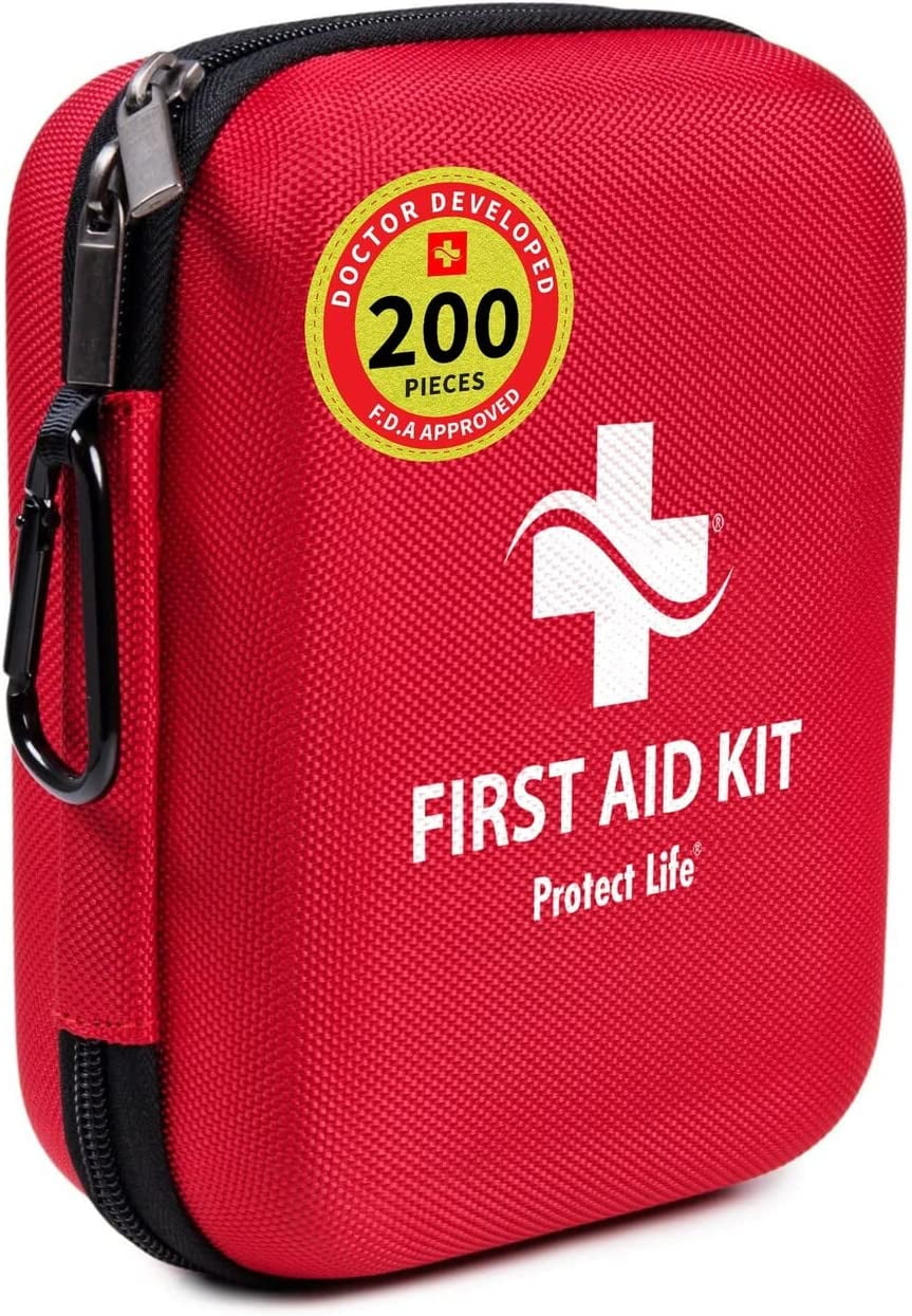 Protect Life First Aid Kit - Home/Business, Travel, Hiking, Camping ...