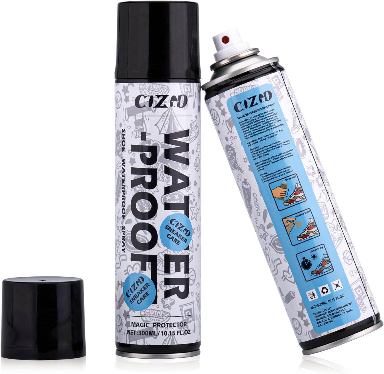 Protect Shoe Protector Spray, Rain & Stain Waterproof Shoe Spray, Nano ...
