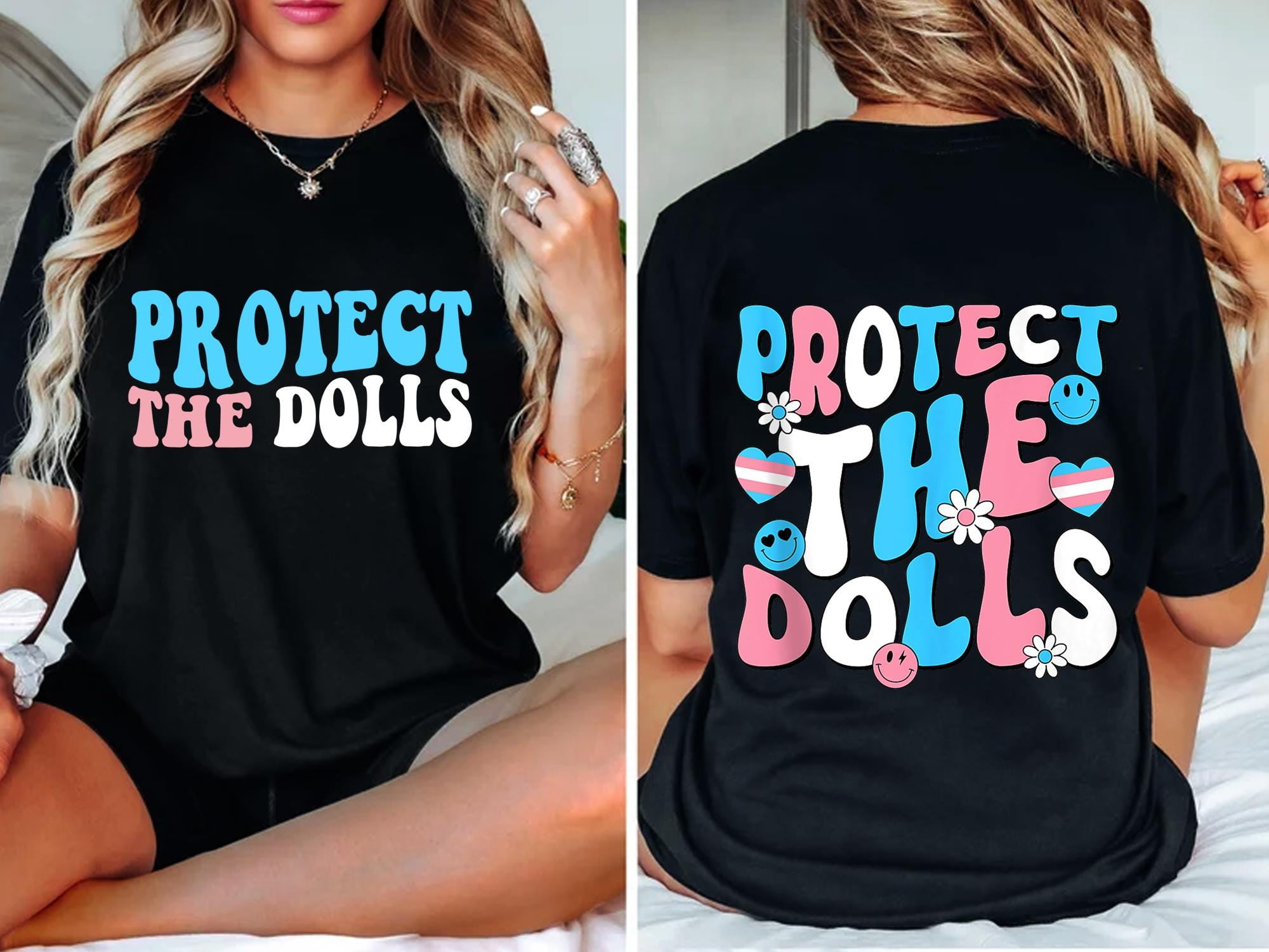 Protect The Dolls T-Shirt – Trans Rights, Feminist Activist, Gender ...