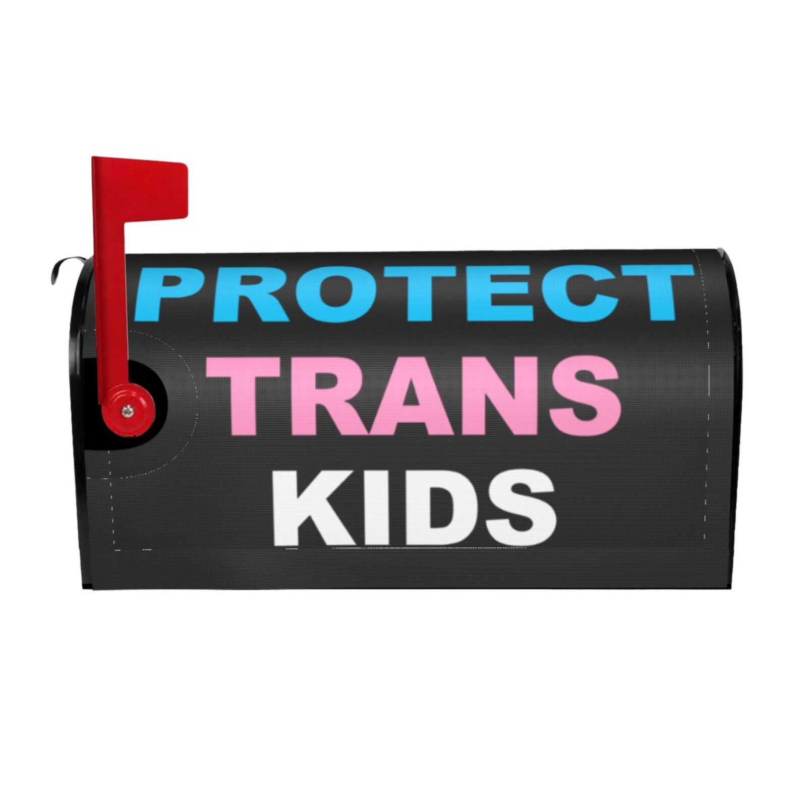 Protect Trans Ki-ds Transgender Pride Month Magnetic Mailbox Cover Post ...