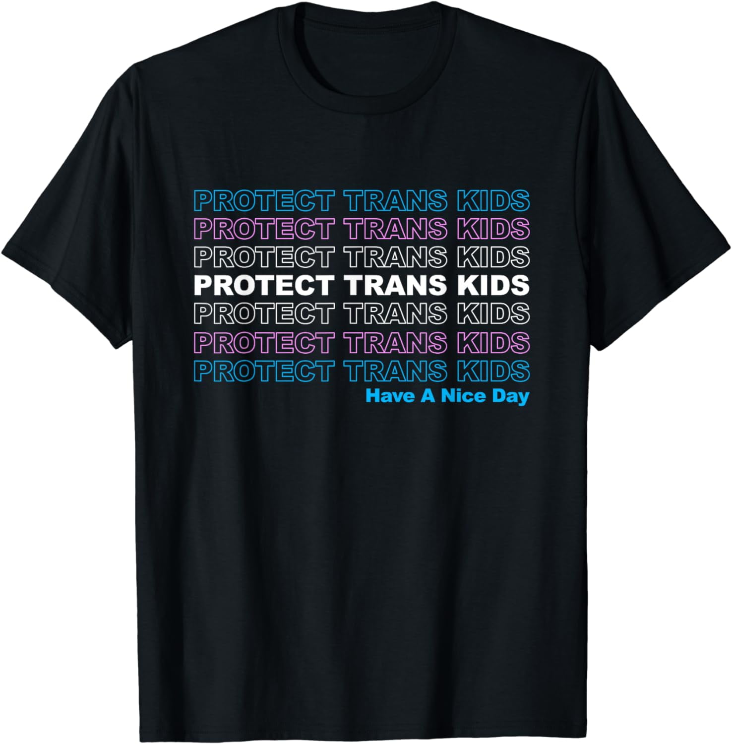 Protect Trans Kids - LGBTQ Ally Trans Live Matter Pride Flag T-Shirt ...