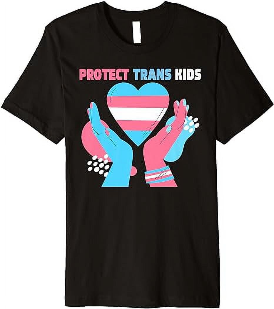 Protect Trans Kids Shirt Transgender Flag Protect Trans Kids Premium T ...