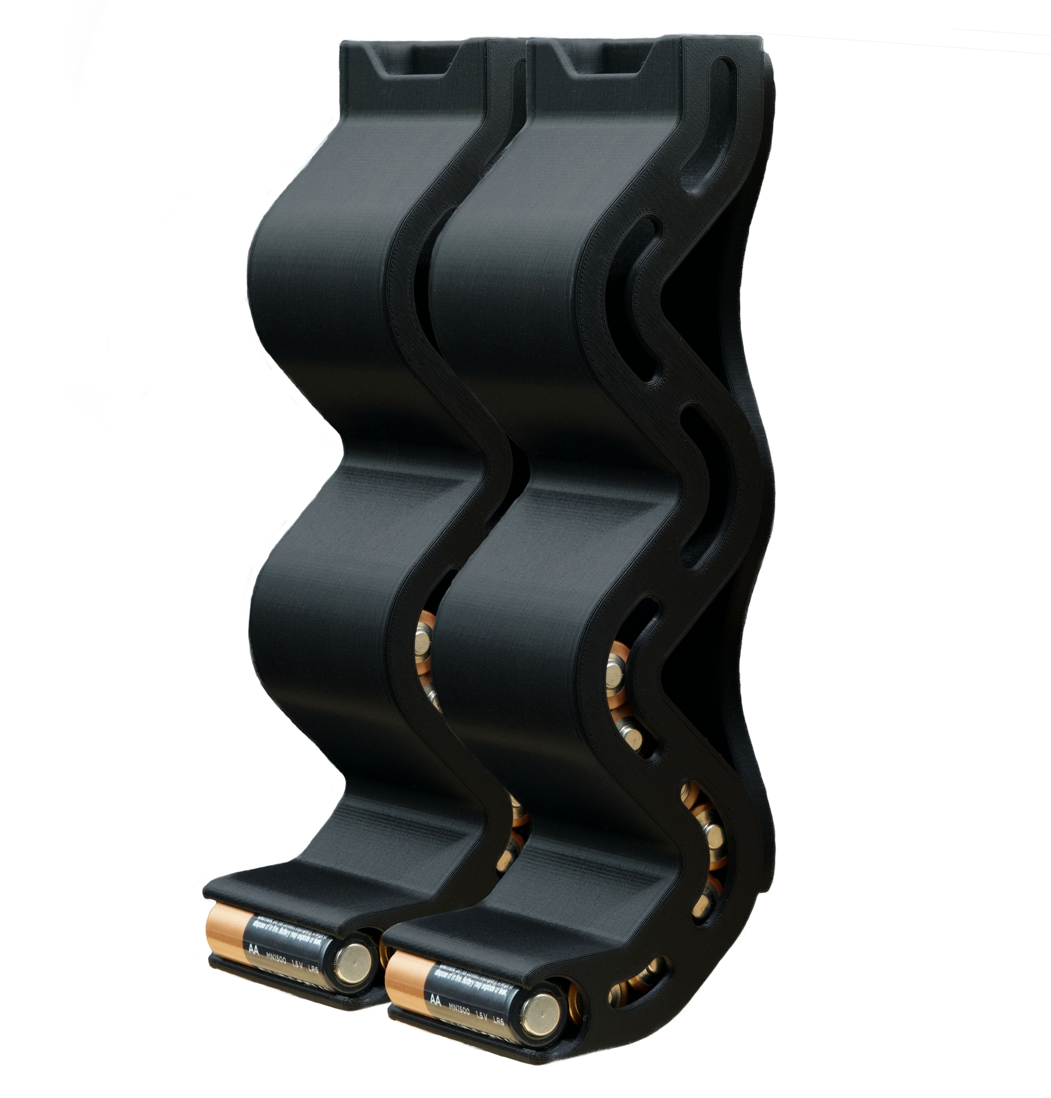 Protect Your Power AA Battery Chute Pair, Wall-Mounted Battery ...