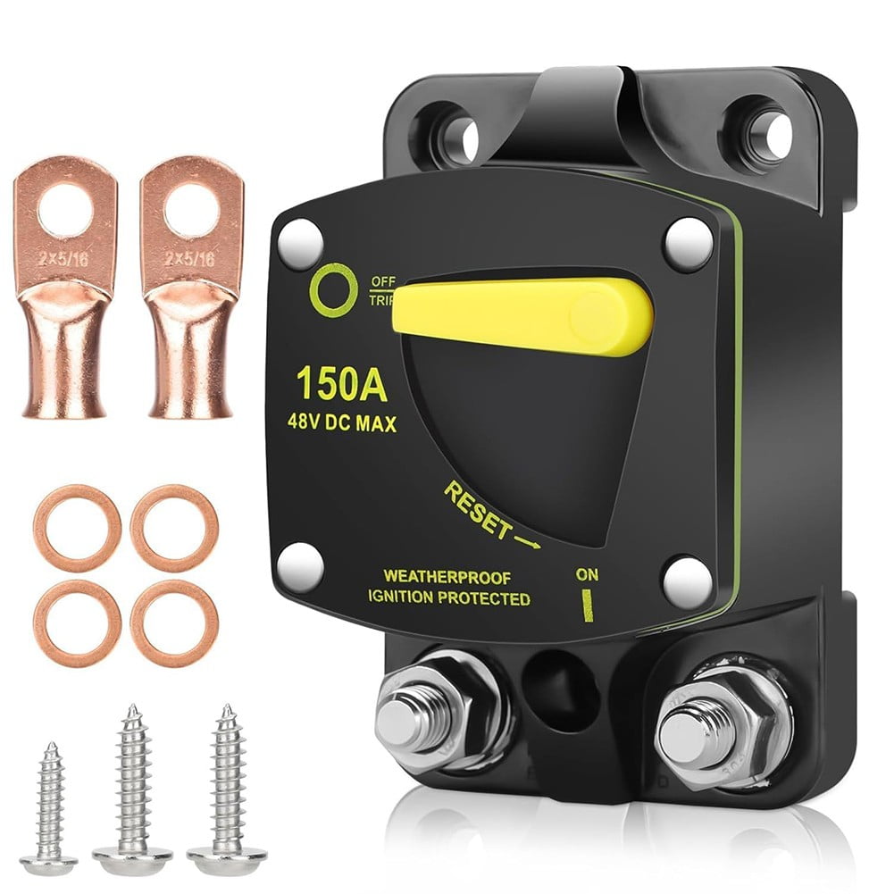 Protect your boat and RV with 150A marine circuit breaker kit with ...