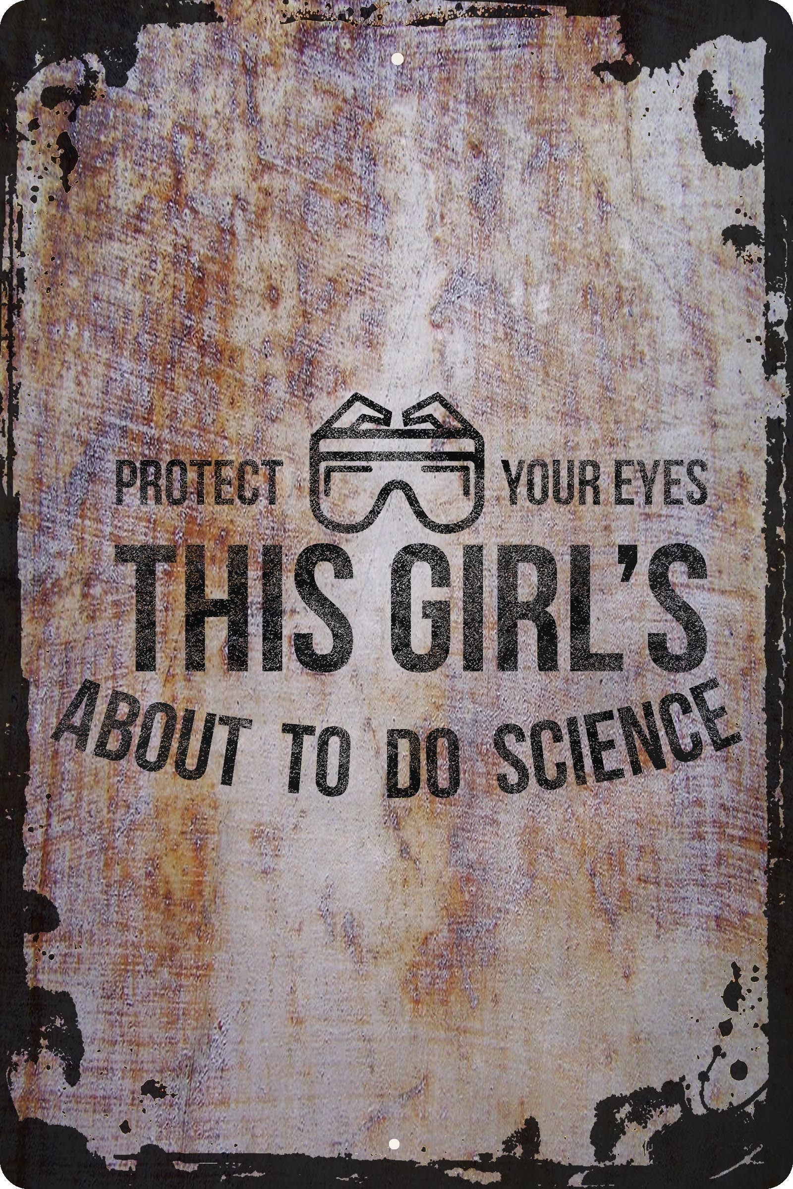 Protect your eyes this girl's about to do science goggles funny Beige ...