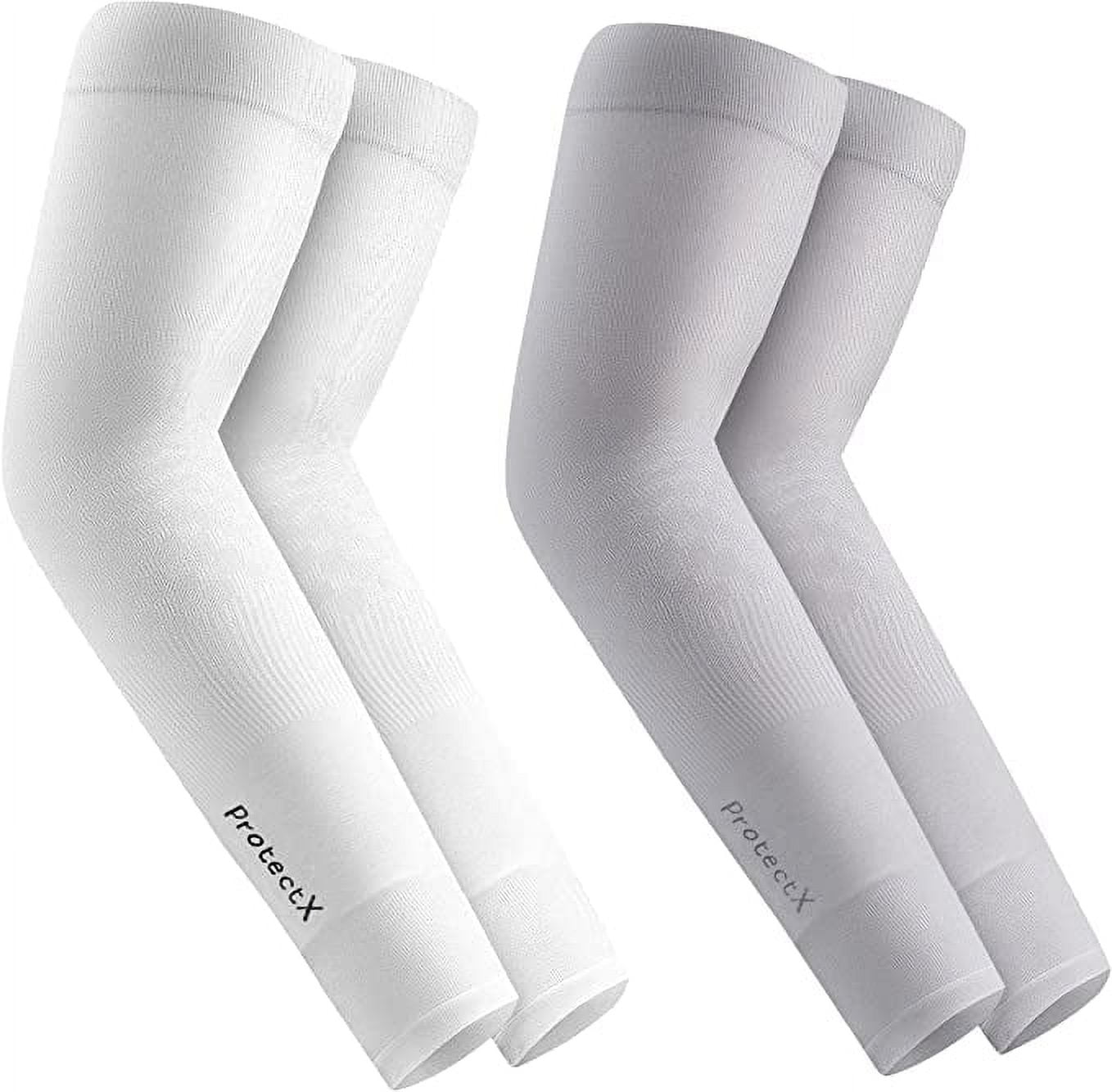 ProtectX Cooling UV Protection Arm Sleeves for Men & Women - Breathable ...