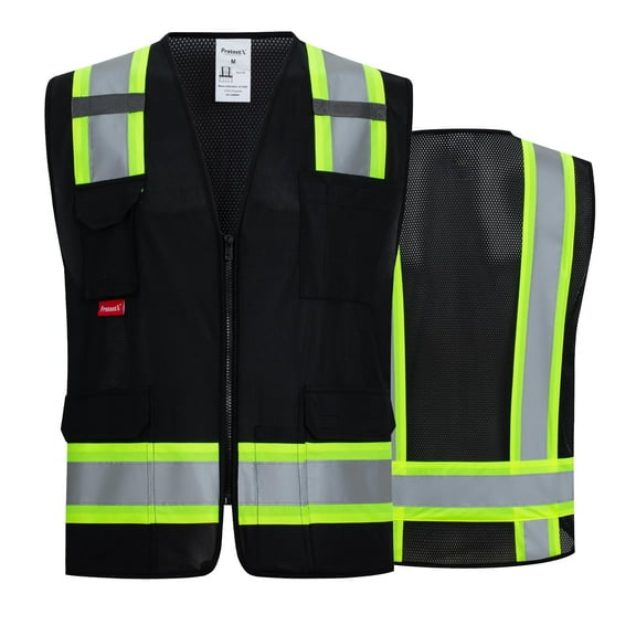 Reflective Safety Vest for Men & Women High Visibility Class 2 Vest ...