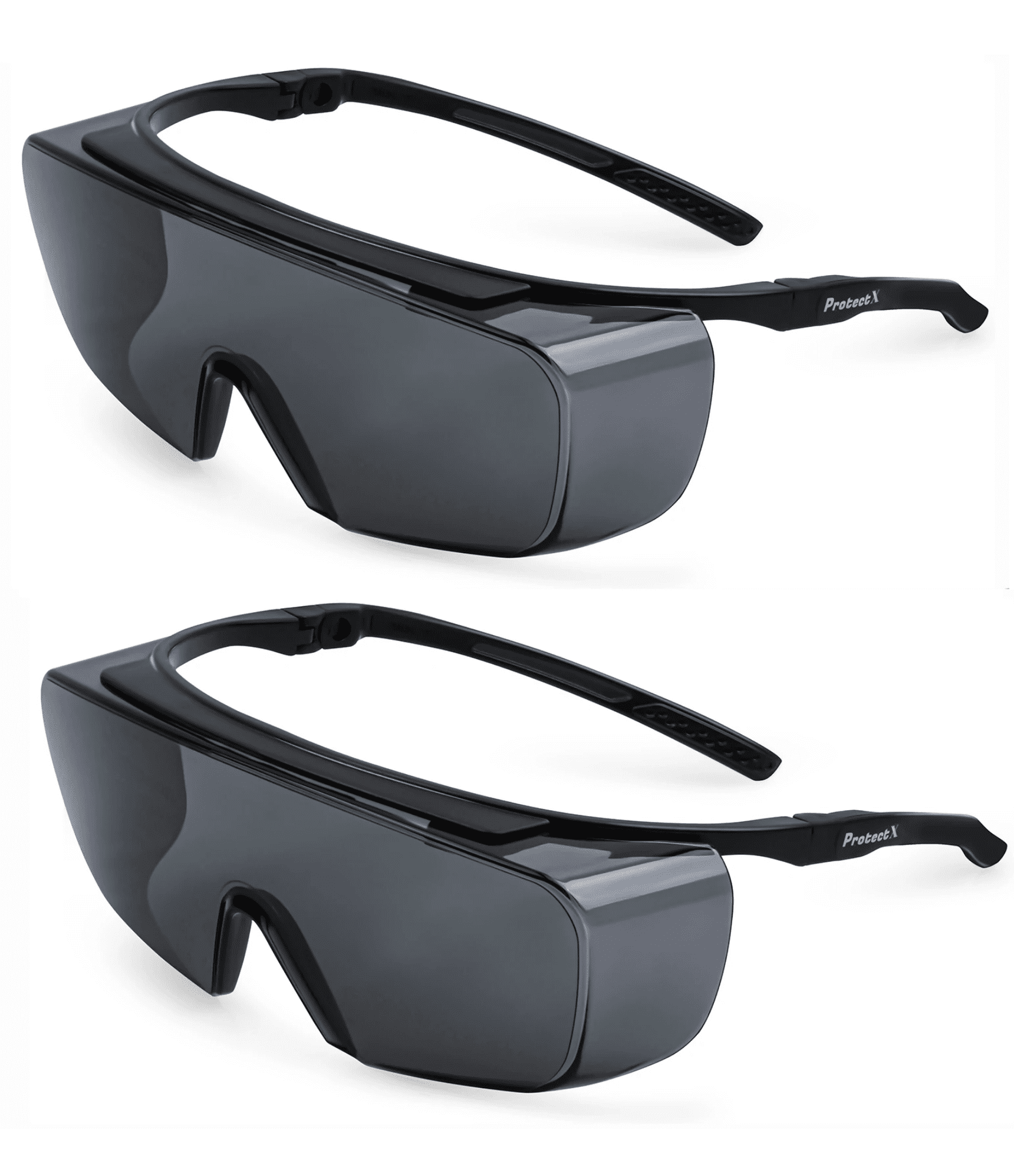 ProtectX Safety Glasses Scratch Resistant Anti Fog Polycarbonate Lenses ...