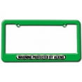 Protected By Aliens License Plate Tag Frame, Multiple Colors - Walmart.com