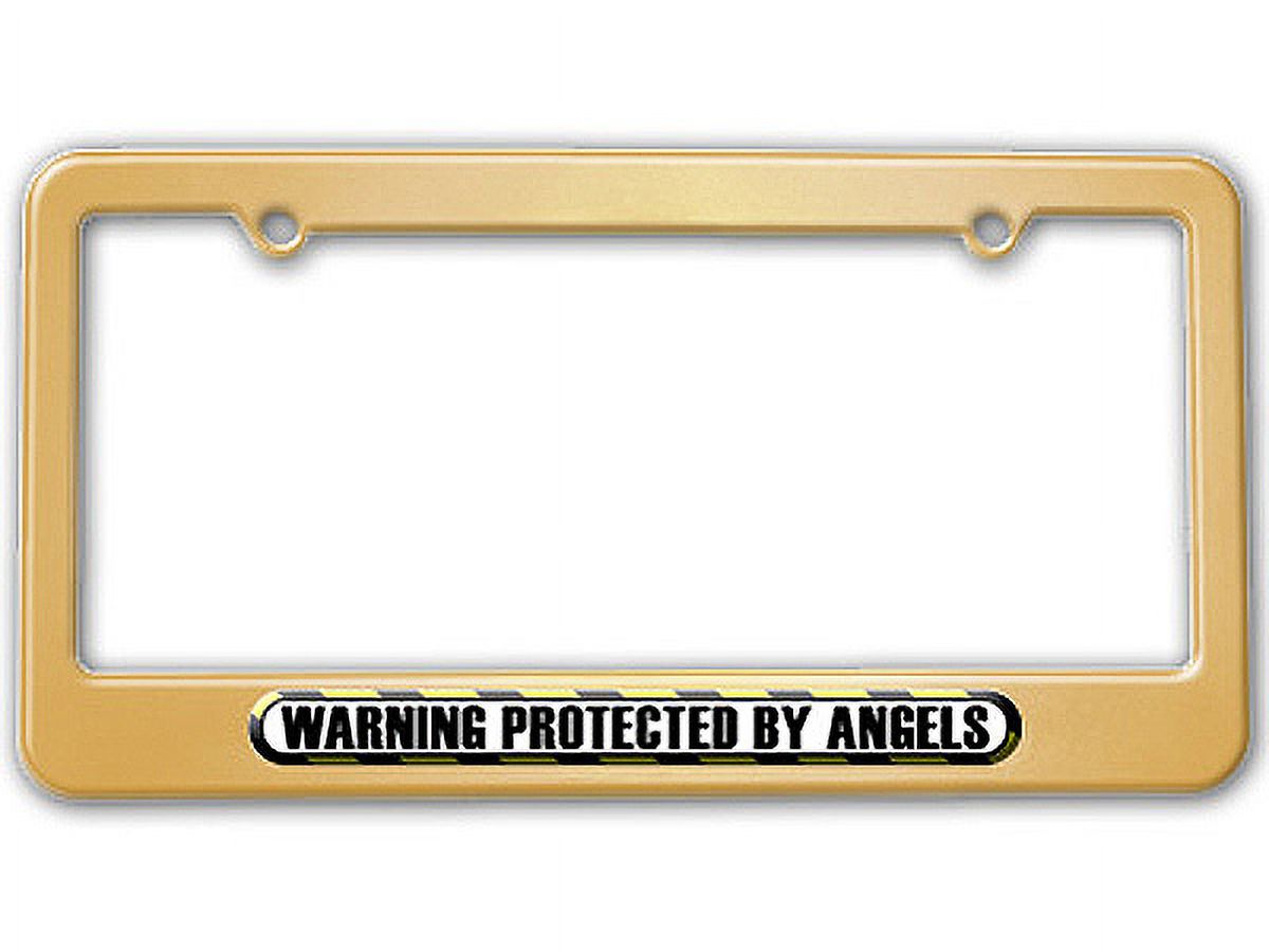 Protected By Angels License Plate Frame - Walmart.com