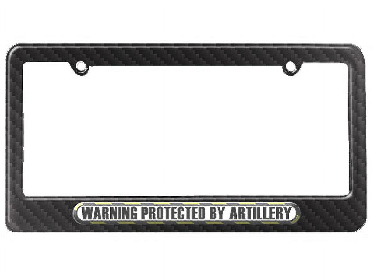 Protected By Artillery License Plate Frame - Walmart.com