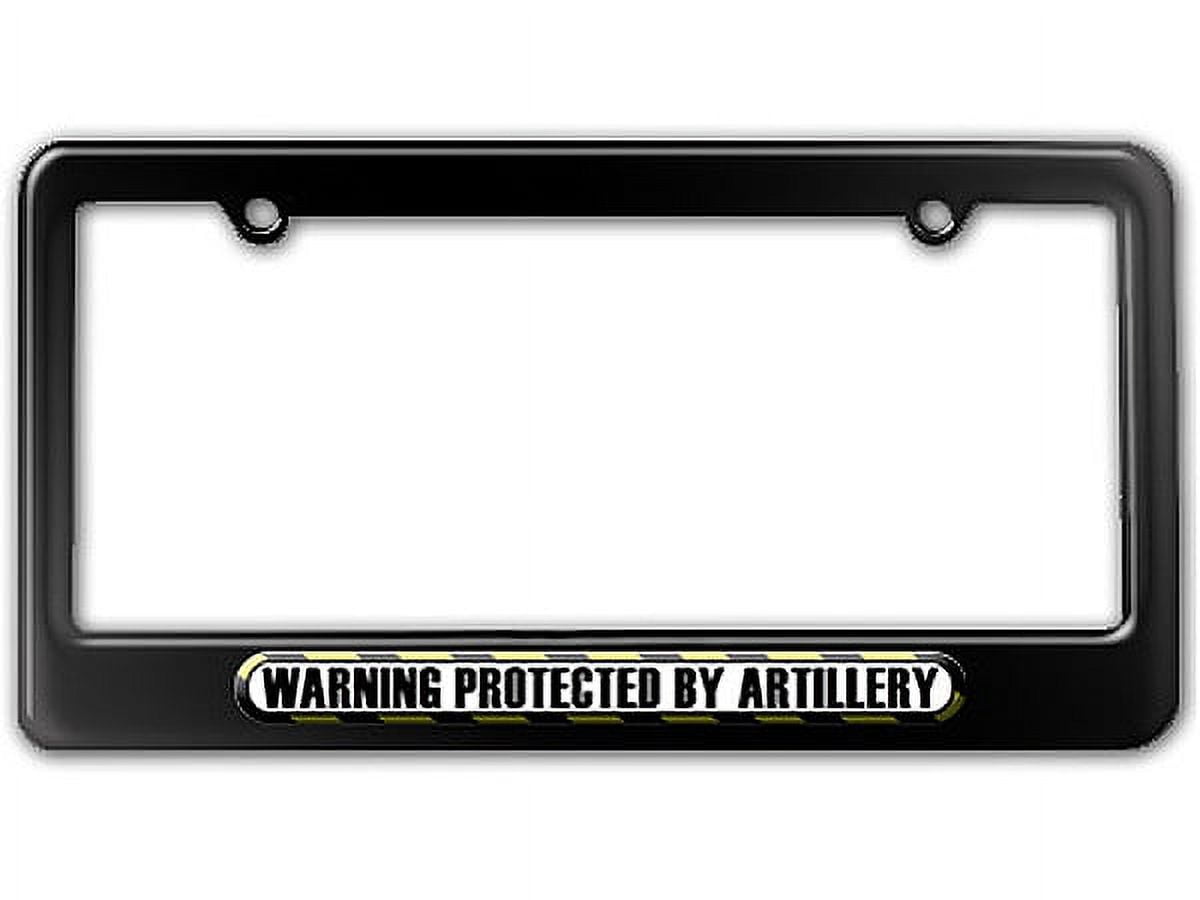 Protected By Artillery License Plate Frame - Walmart.com