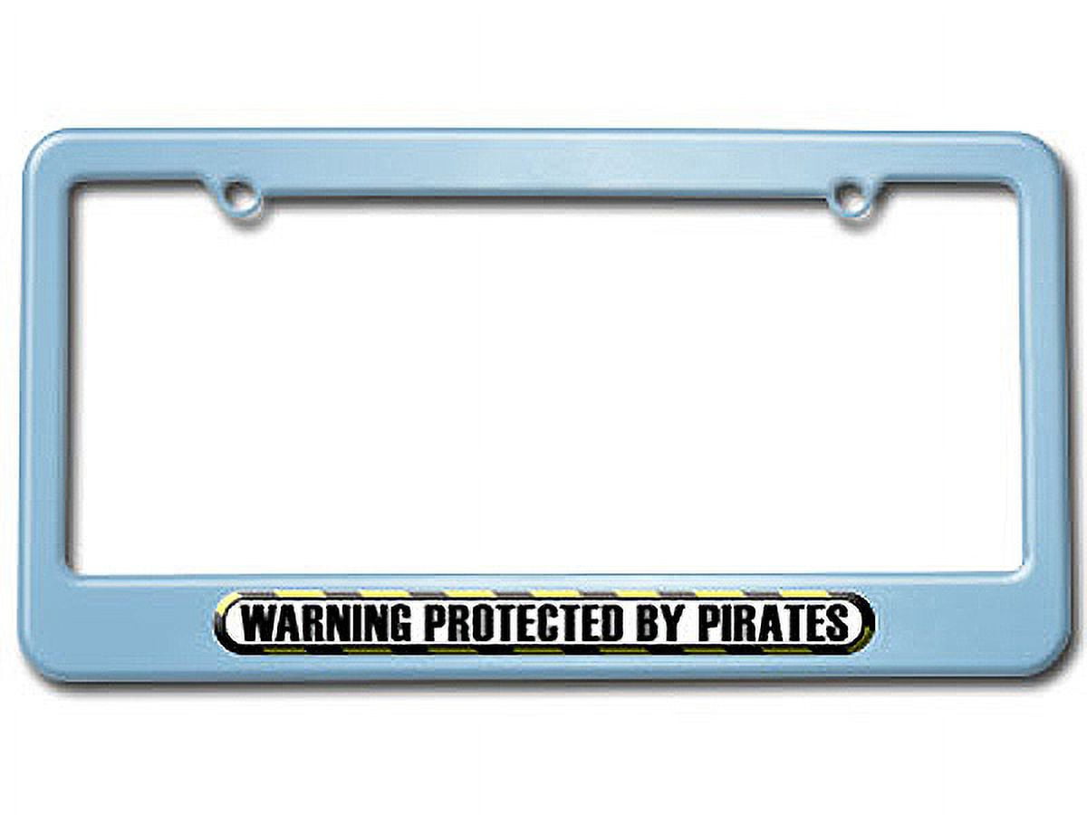 Protected By Pirates License Plate Frame - Walmart.com