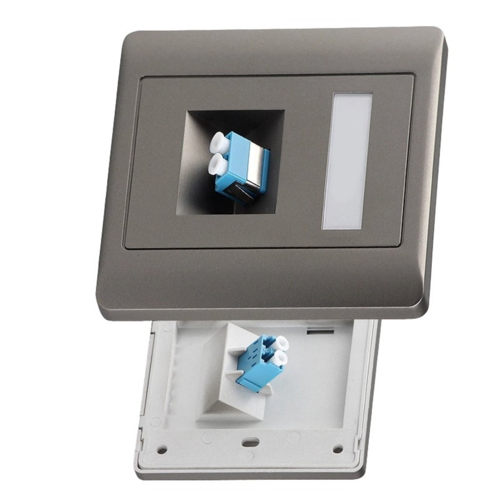 Protected Fiber Outlet Plate For 86 Type Wall Mount Interfaces Design ...