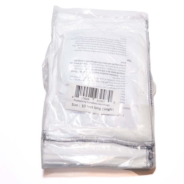 Protectera - Sandless Sandbags - Water Absorbent Flood Barrier - 10ft x ...