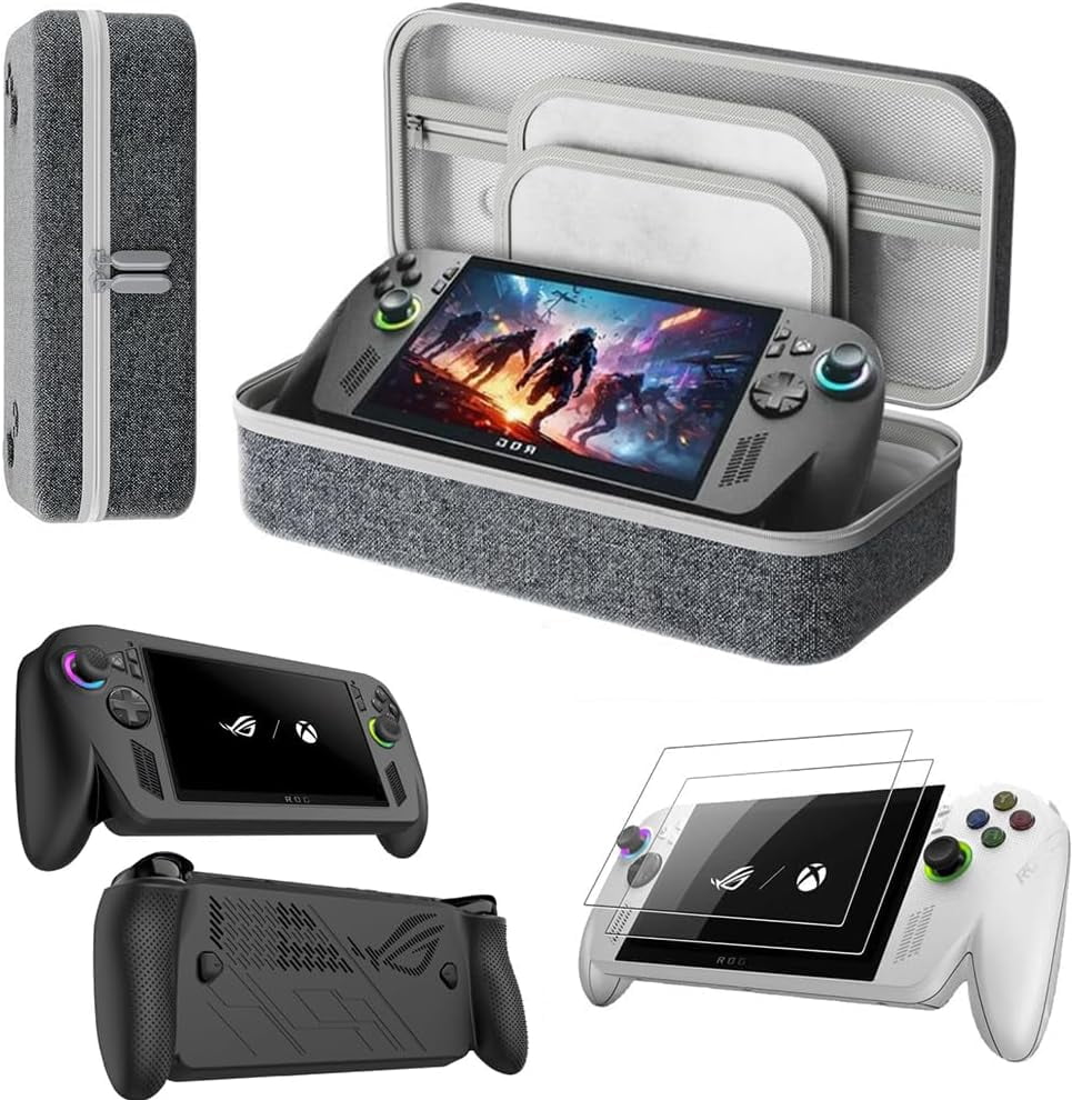 Protection Kit for 3 Set for ROG Xbox Ally X/ROG Xbox Ally, Carrying ...