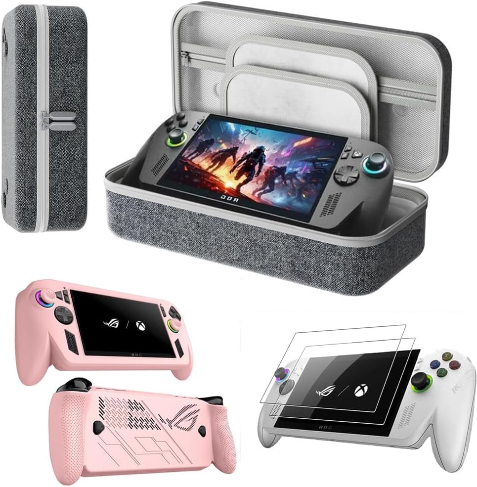 Protection Kit for 3 Set for ROG Xbox Ally X/ROG Xbox Ally, Carrying ...