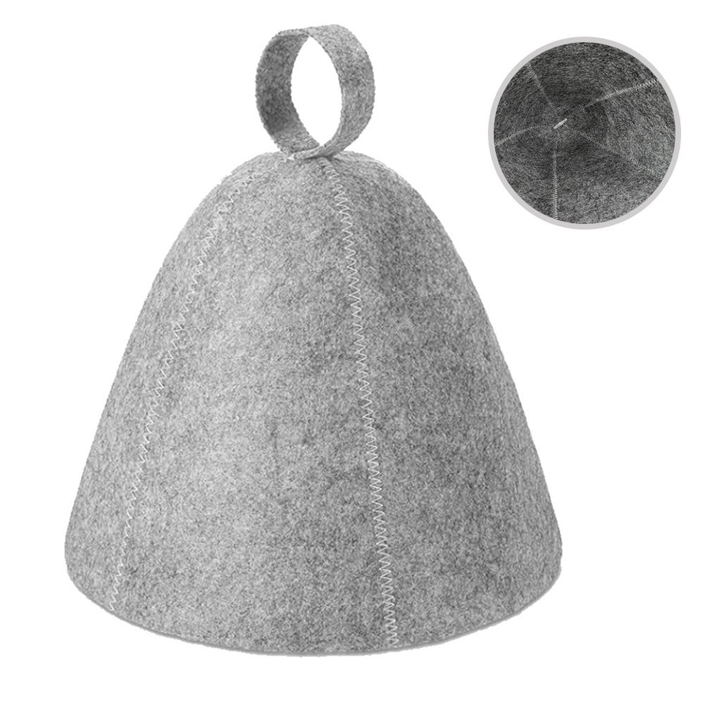 Protection Soft Solid Hat Felt Wool Cap Felt Shower Cap Anti Heat Cap ...