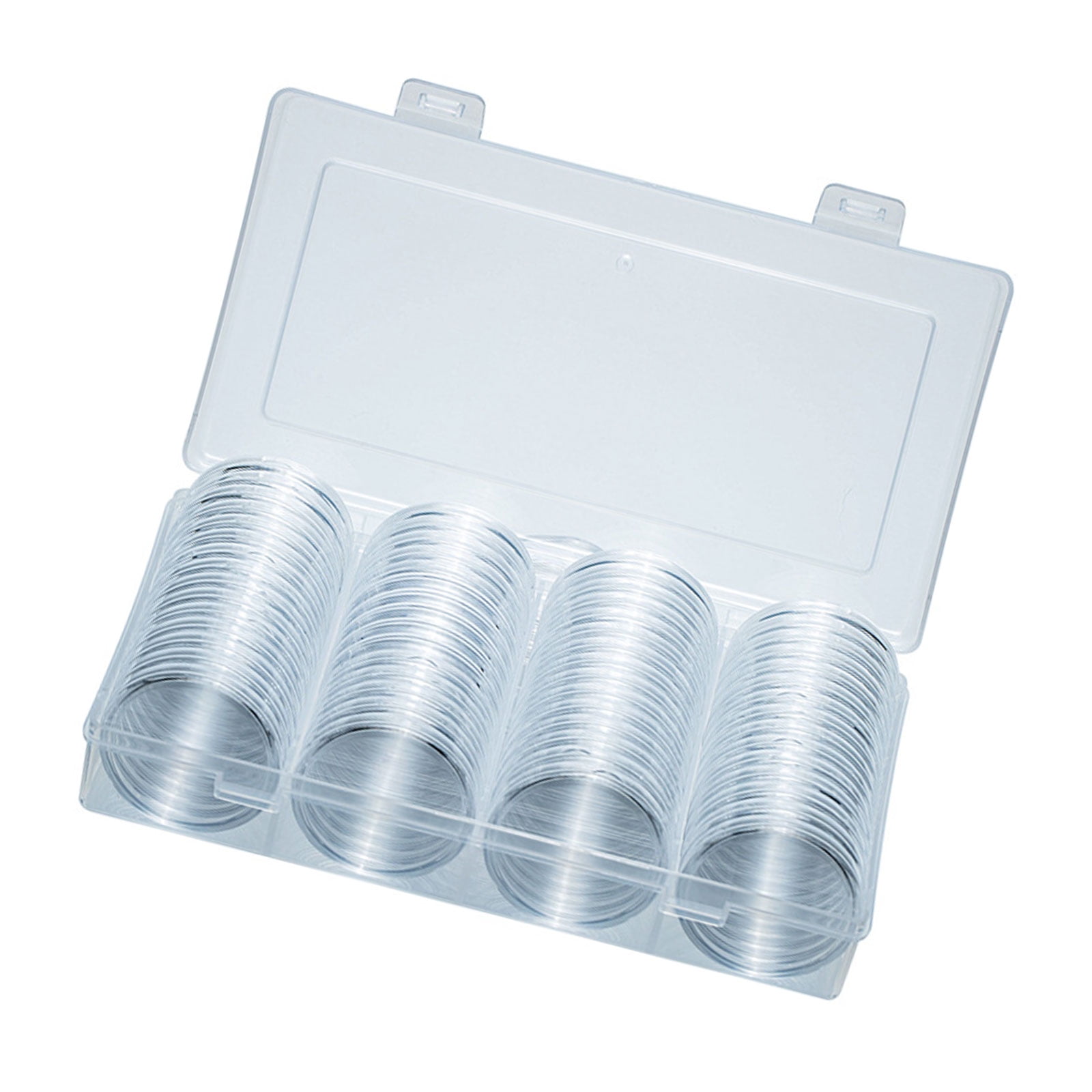 Protective 40mm Coin Cases Silver Dollar Round Case Storage Box ...