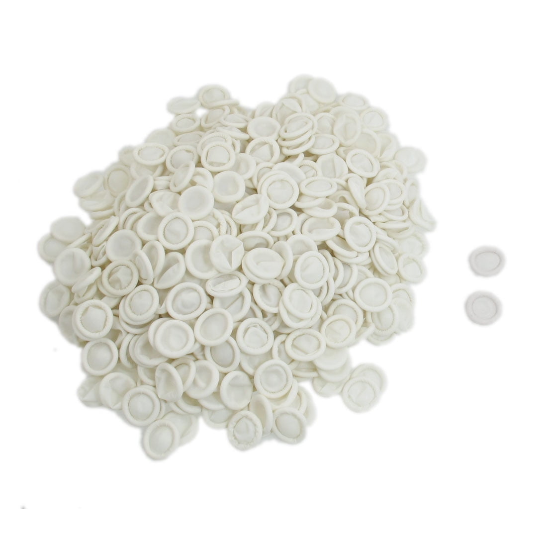Unique Bargains 300 Pcs White Latex Disposable Anti-static Finger Tip ...