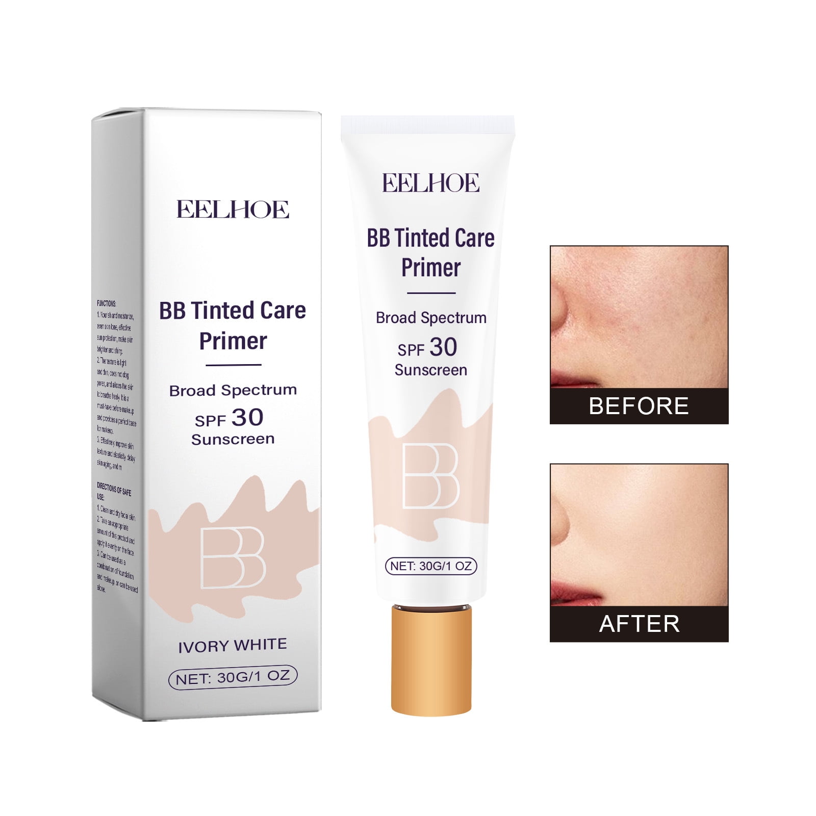 Protective BB cream series covers facial makeup blemishes, moisturizes ...