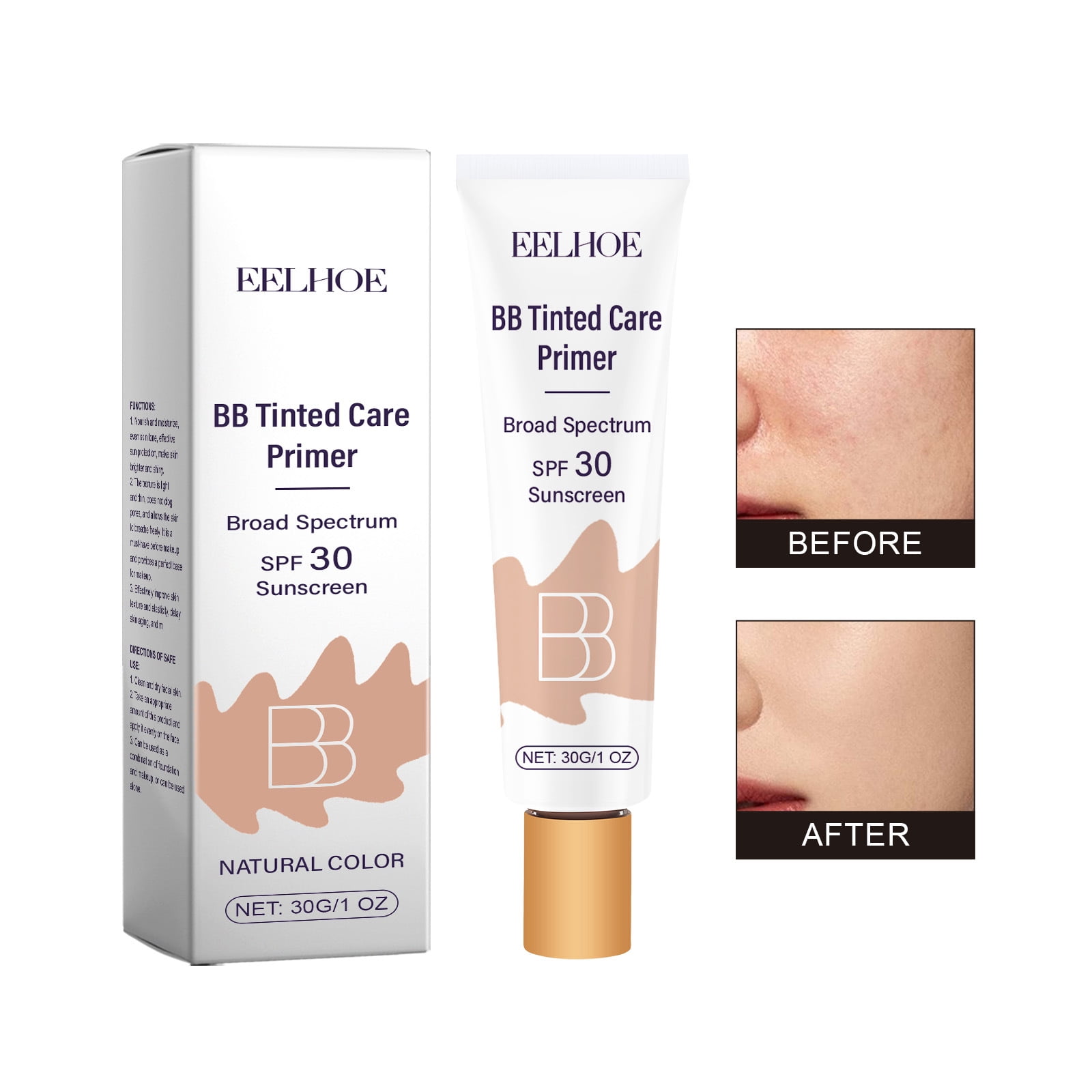 Protective BB cream series covers facial makeup blemishes, moisturizes ...